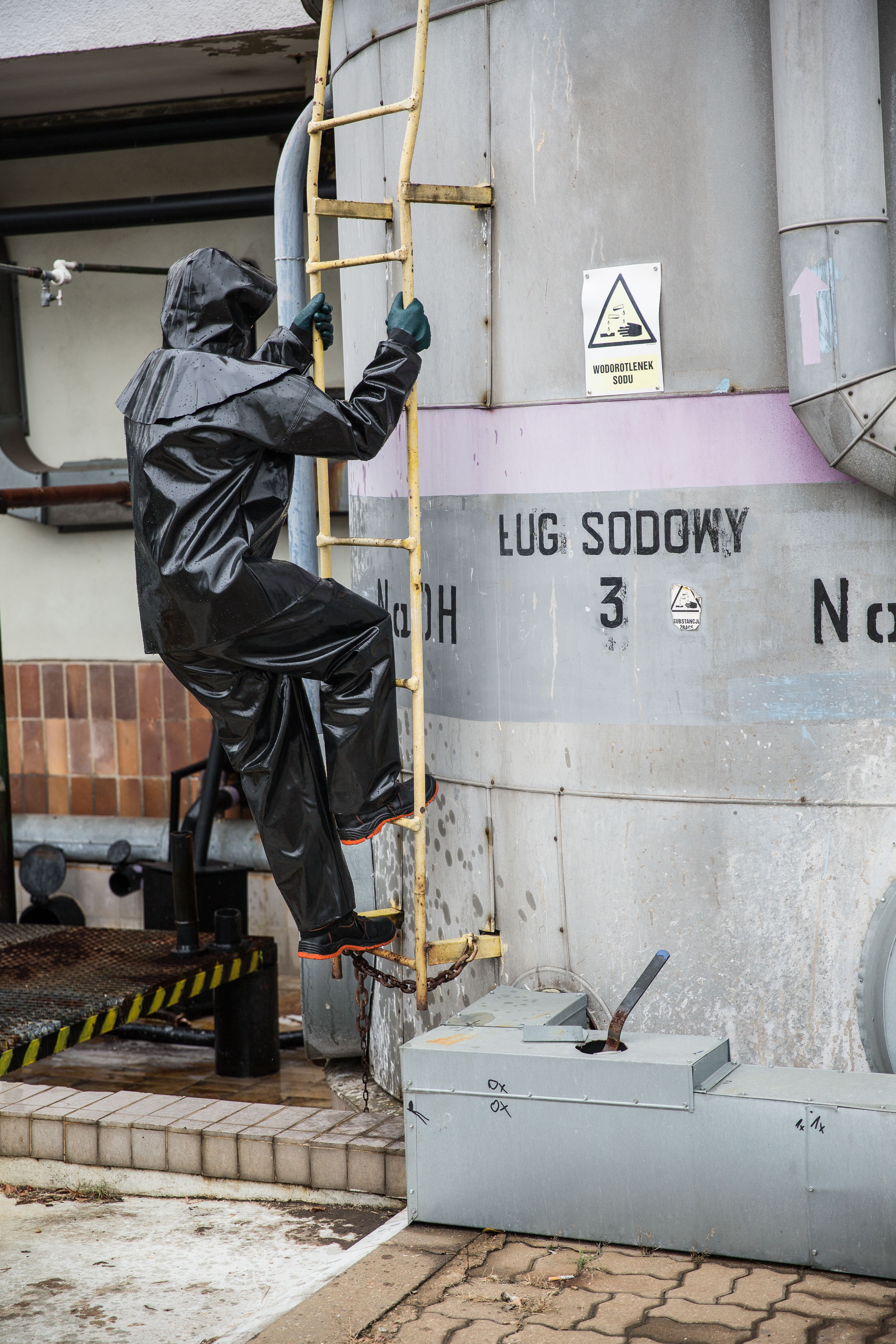 Water protection PROS Poland jacket trousers and hood. Designed for the ...