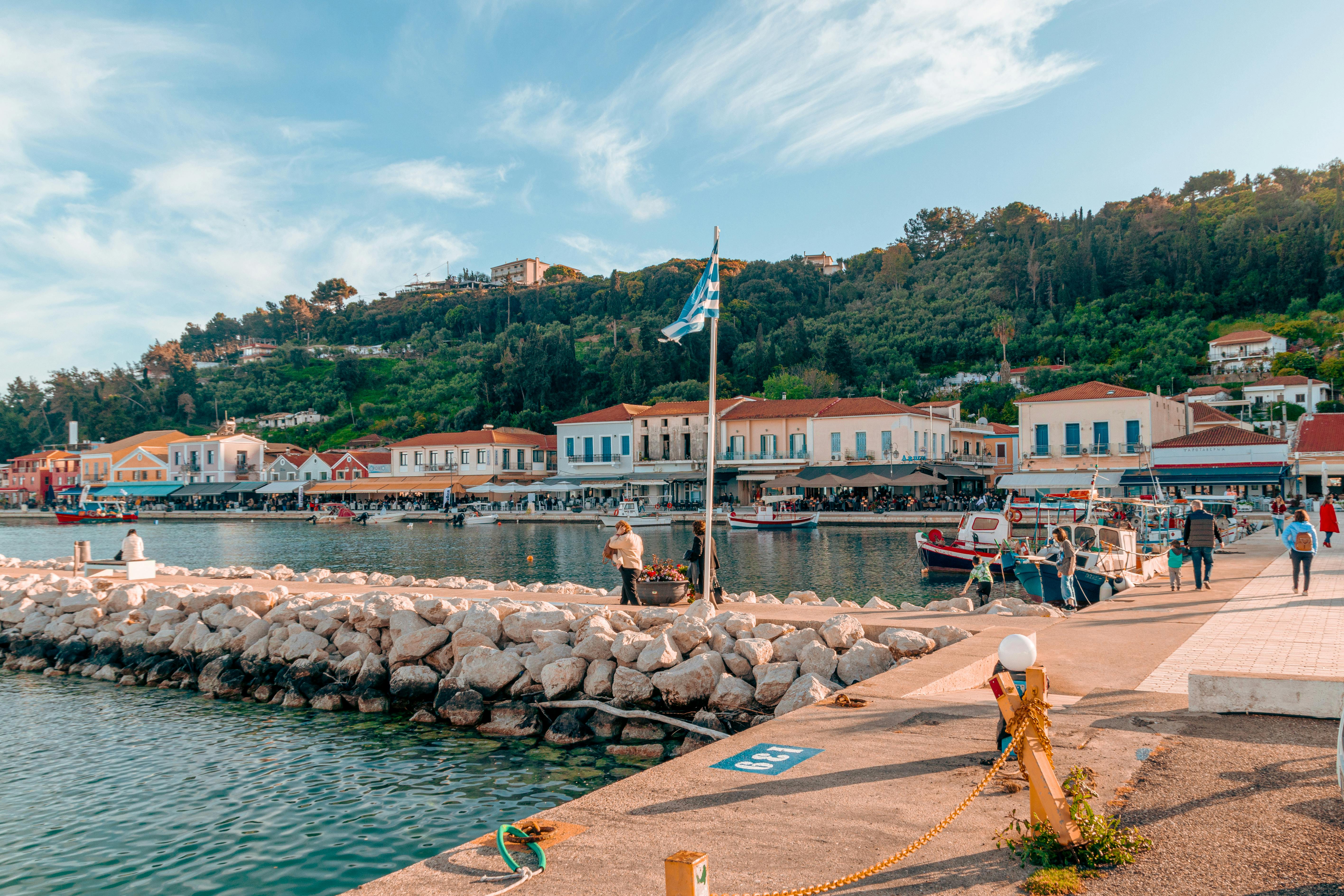 View of the Port in Katakolo, Greece · Free Stock Photo