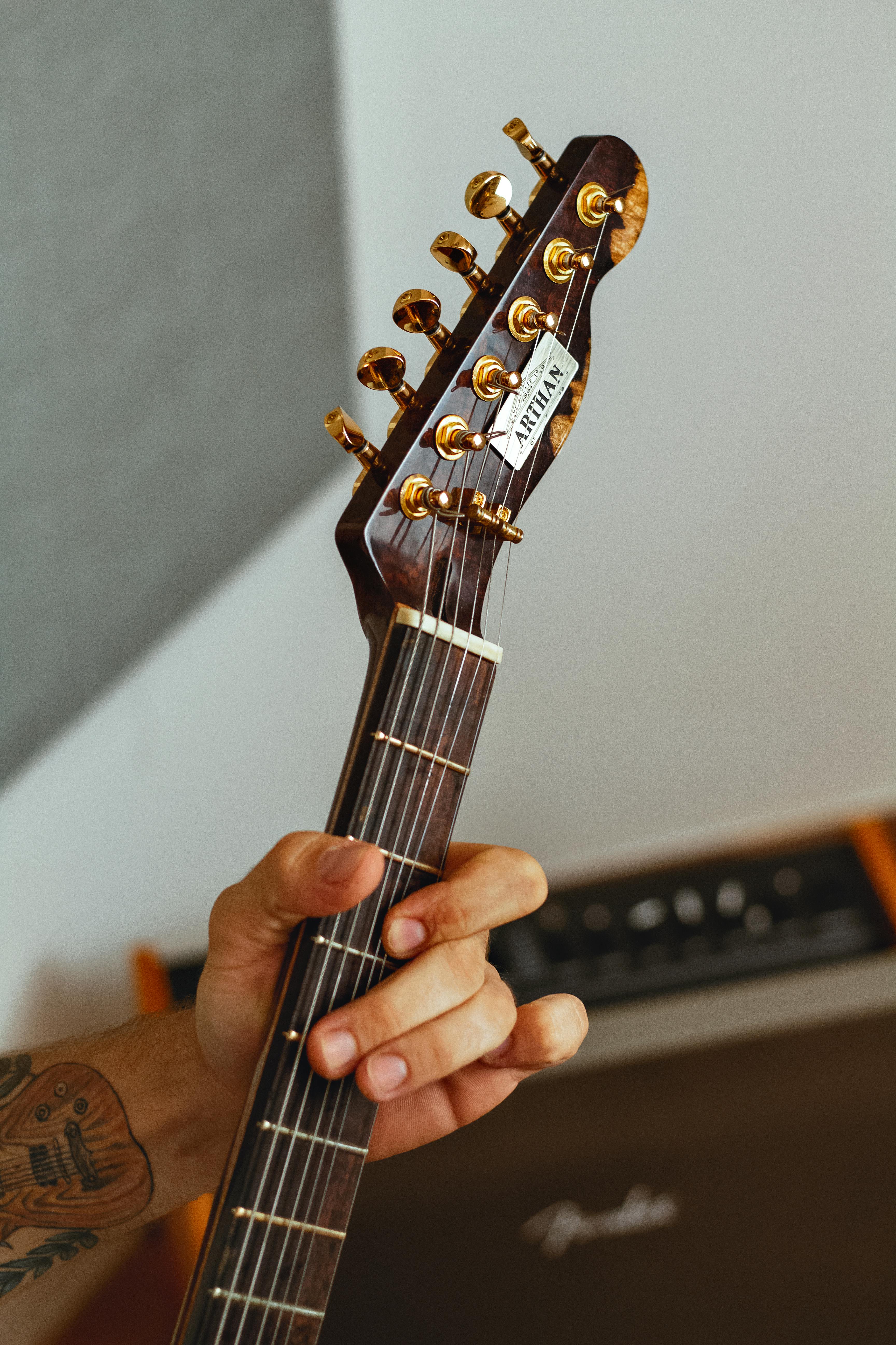 Person Holding a Guitar · Free Stock Photo