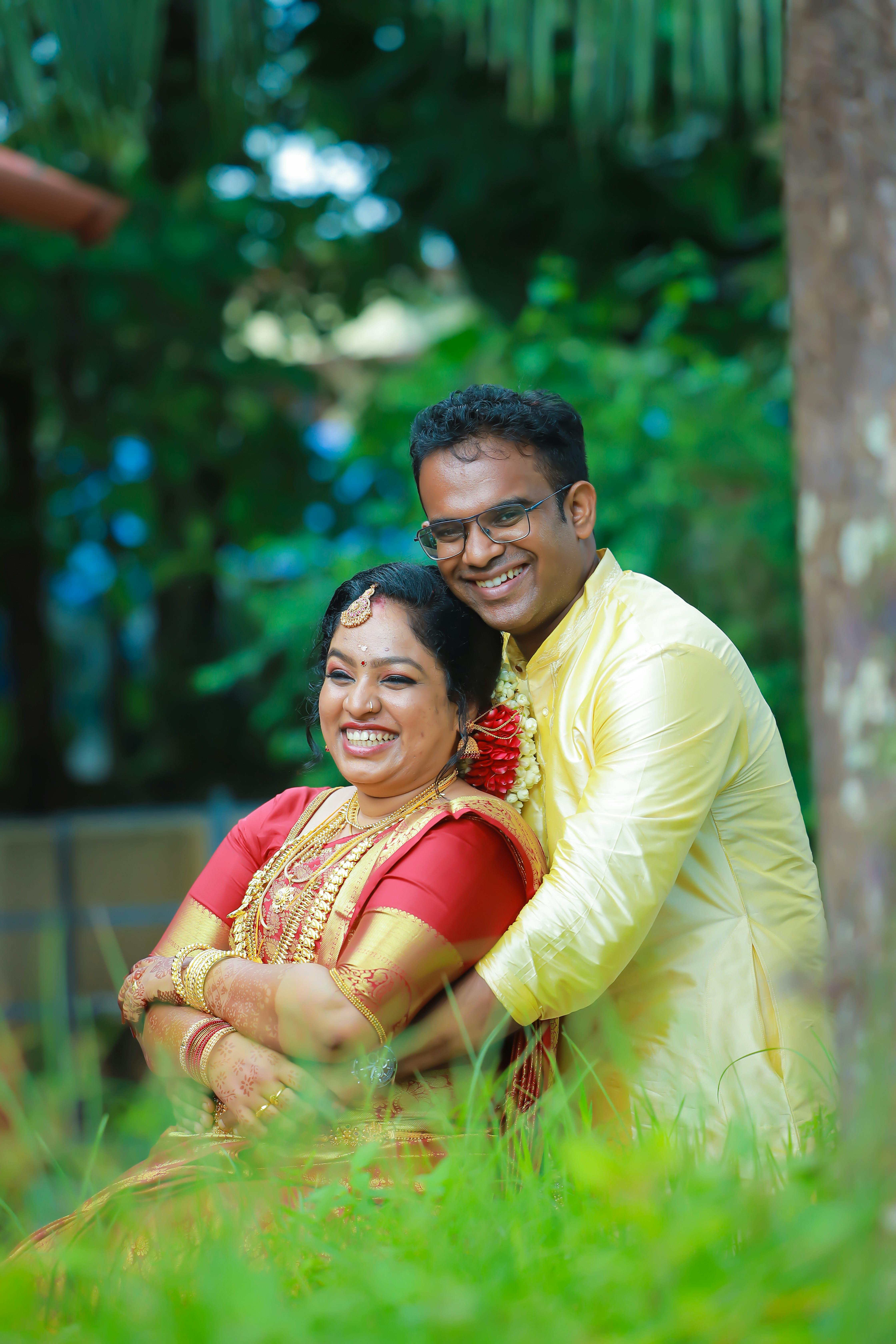 Wedding Couple Taking a Traditional Ceremony · Free Stock Photo