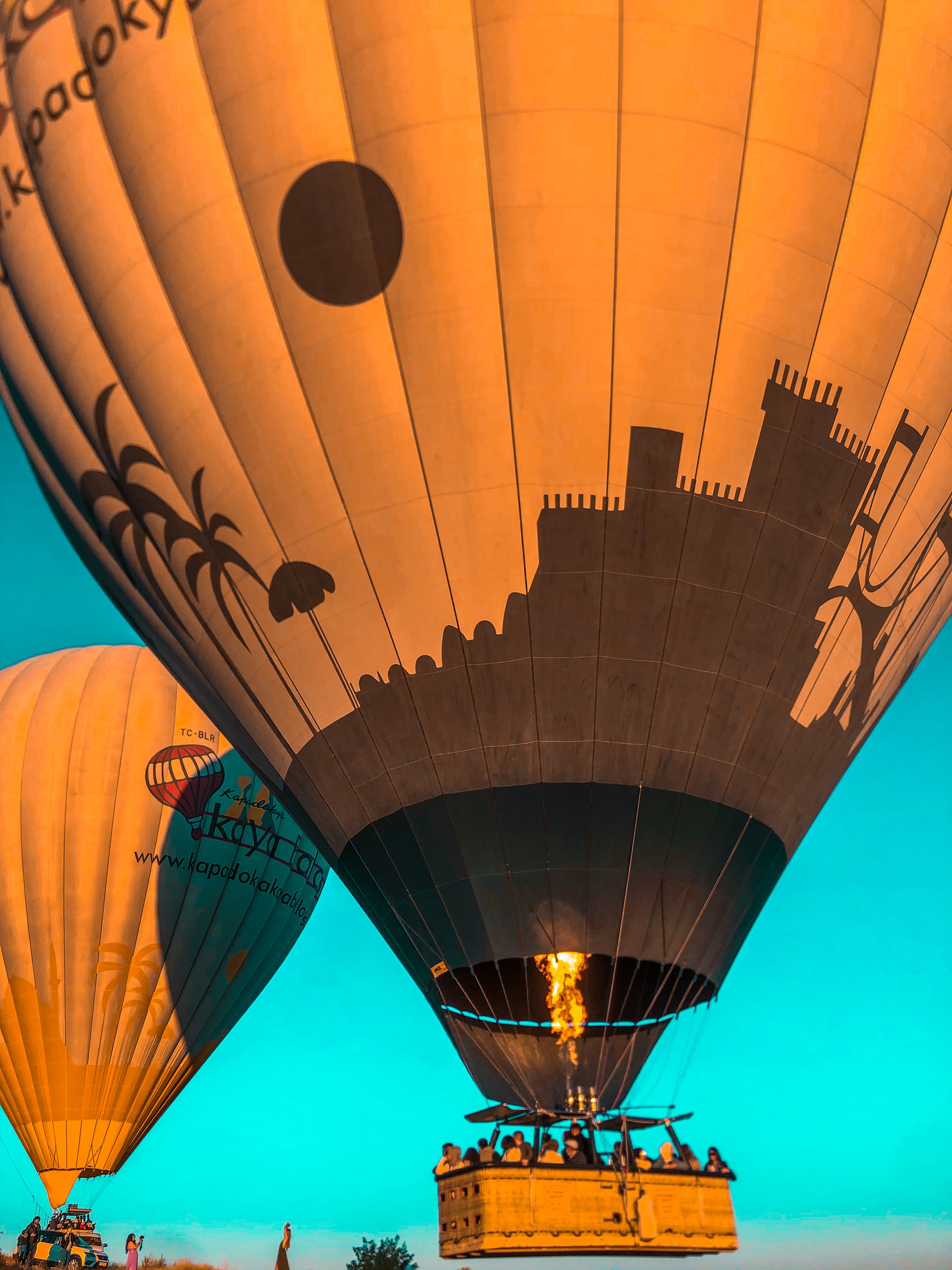 Flame under Balloon · Free Stock Photo
