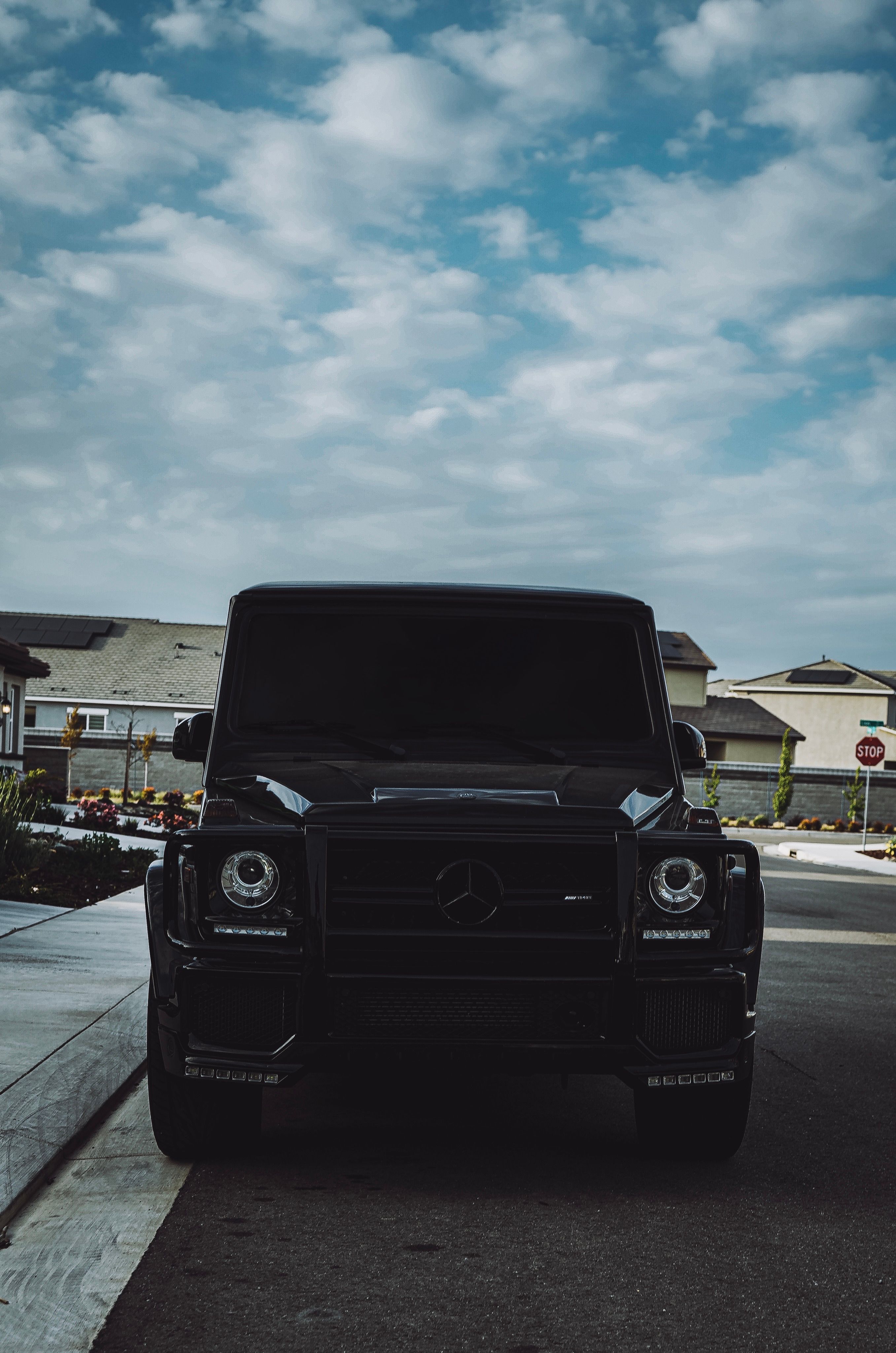 Black Mercedes-Benz G-Class on Street · Free Stock Photo