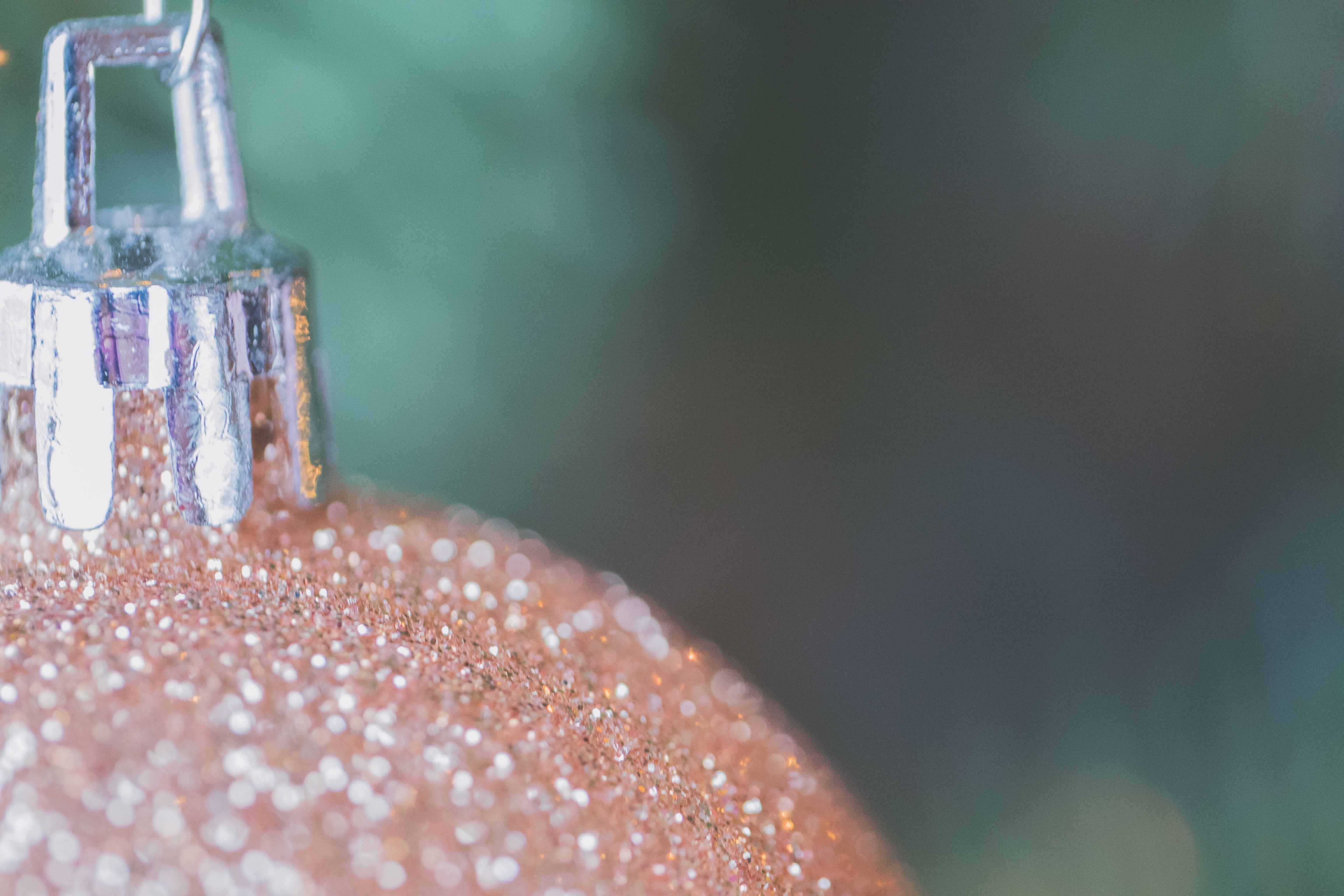 Selective Focus Photography of Christmas Baubles With String Lights ...
