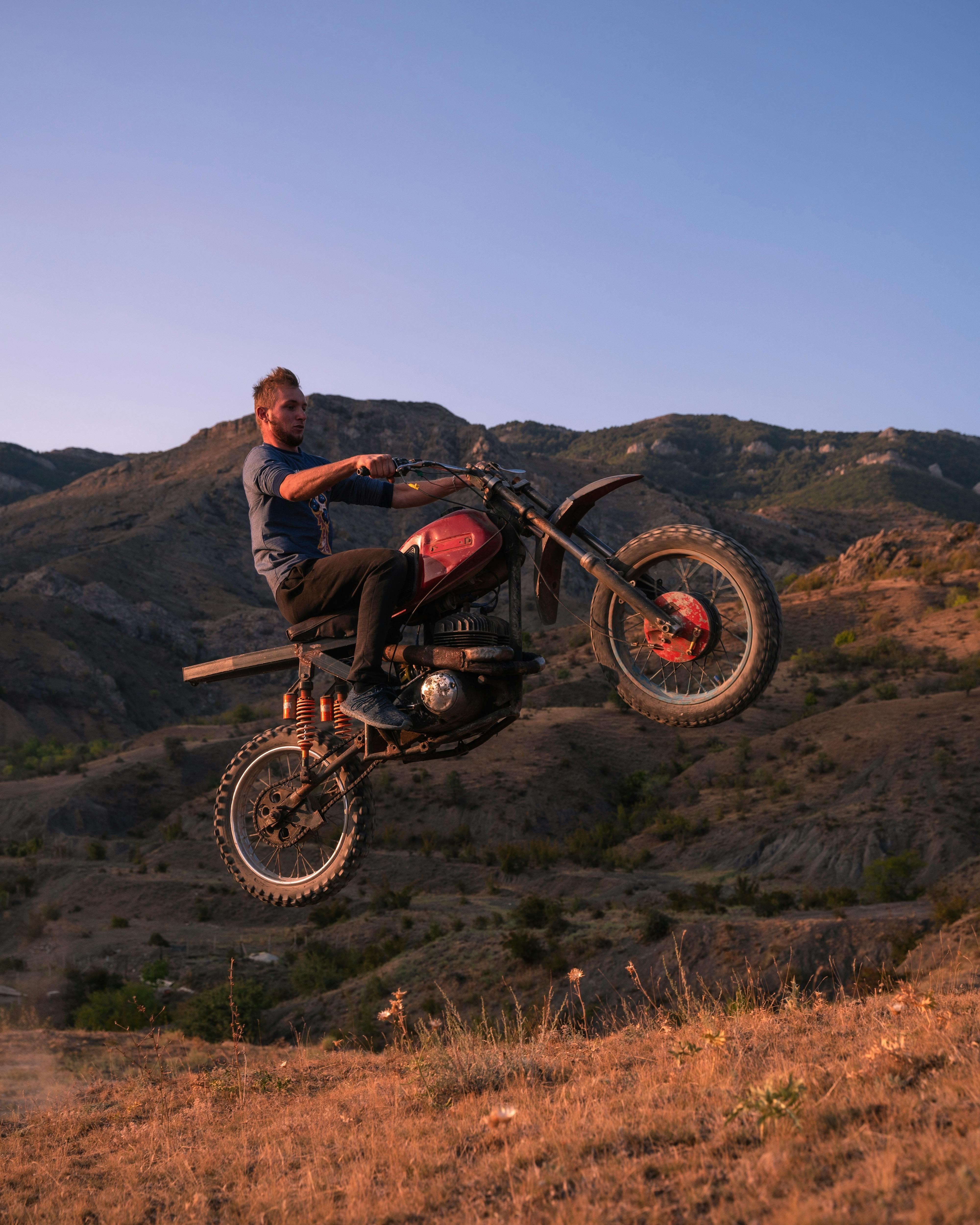 Motorcycle on Beach · Free Stock Photo