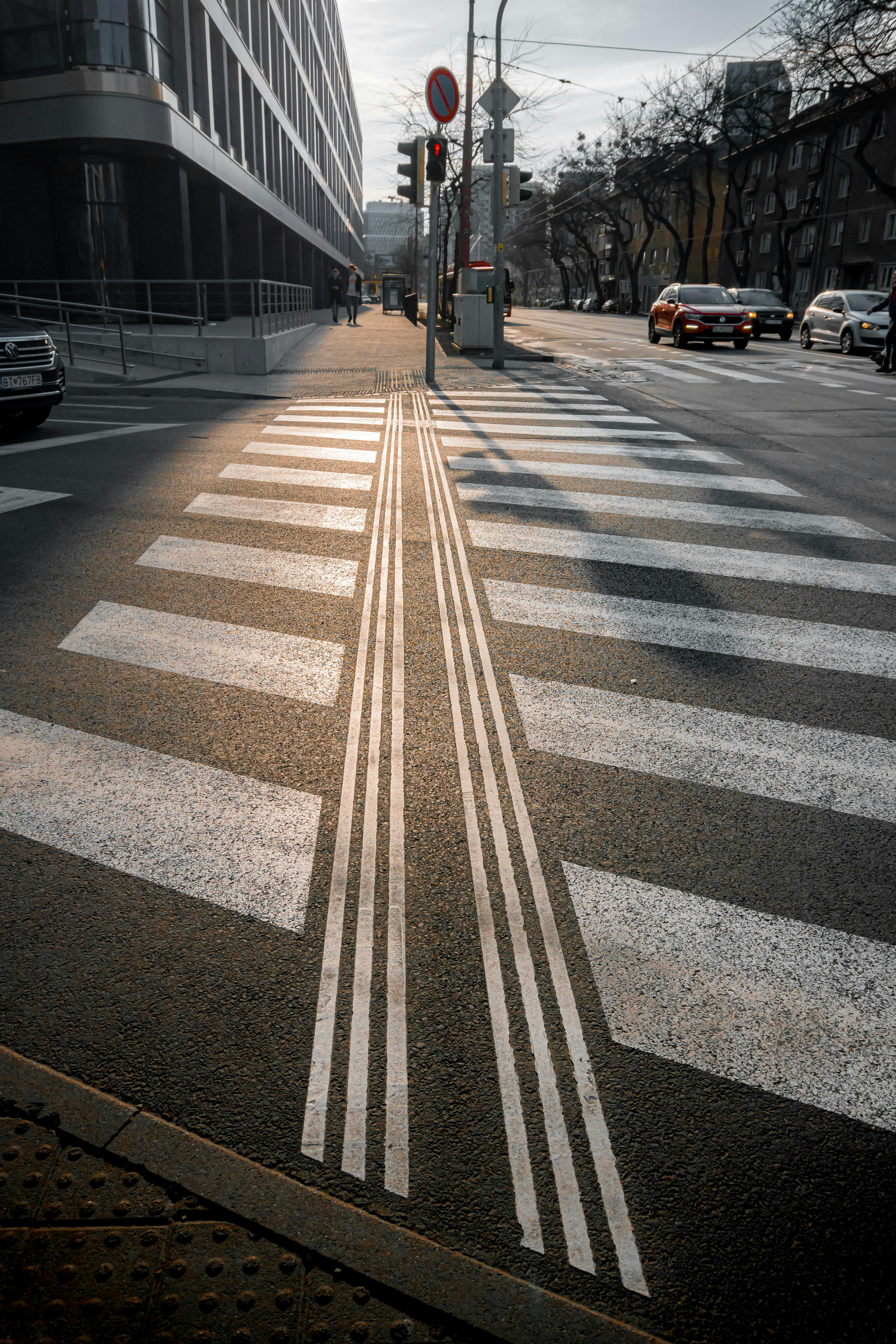 Zebra Crossing in City · Free Stock Photo