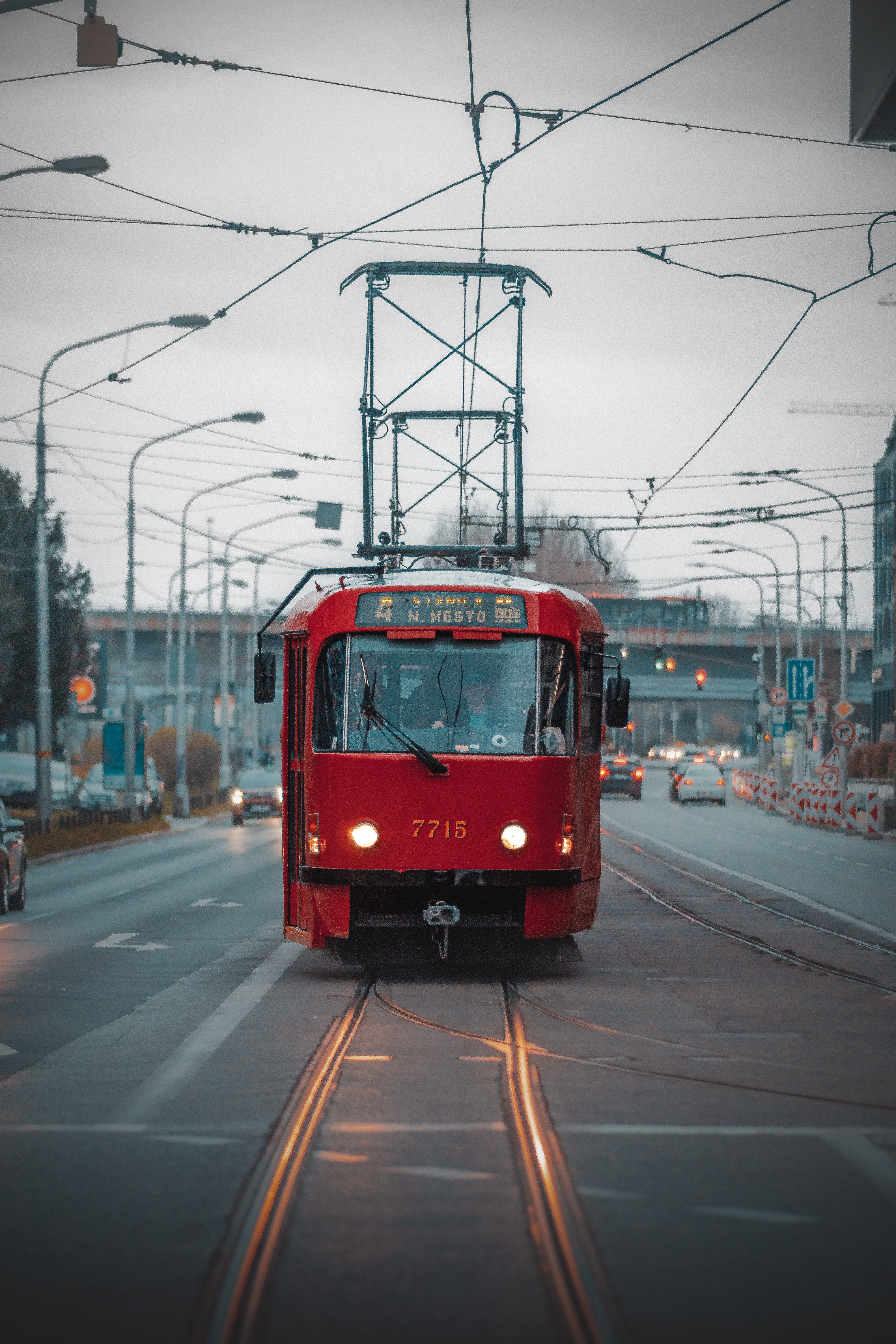 A Tram on the Street in City · Free Stock Photo