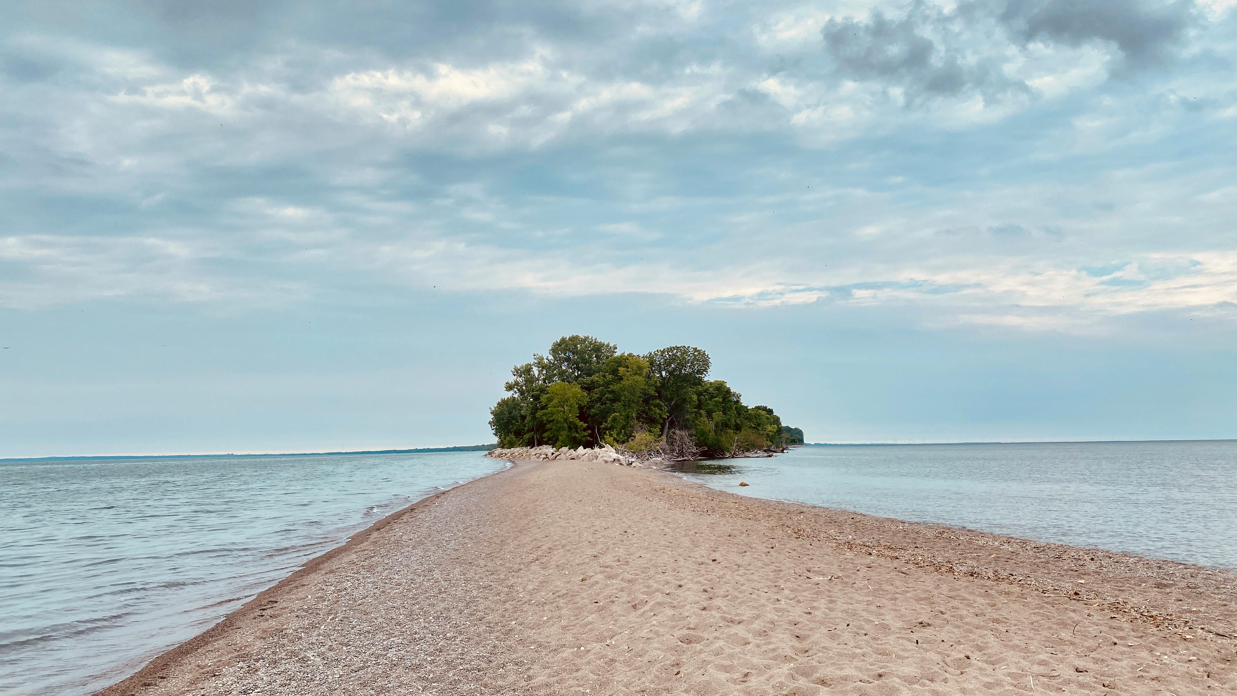 Narrow Sandy Beach · Free Stock Photo