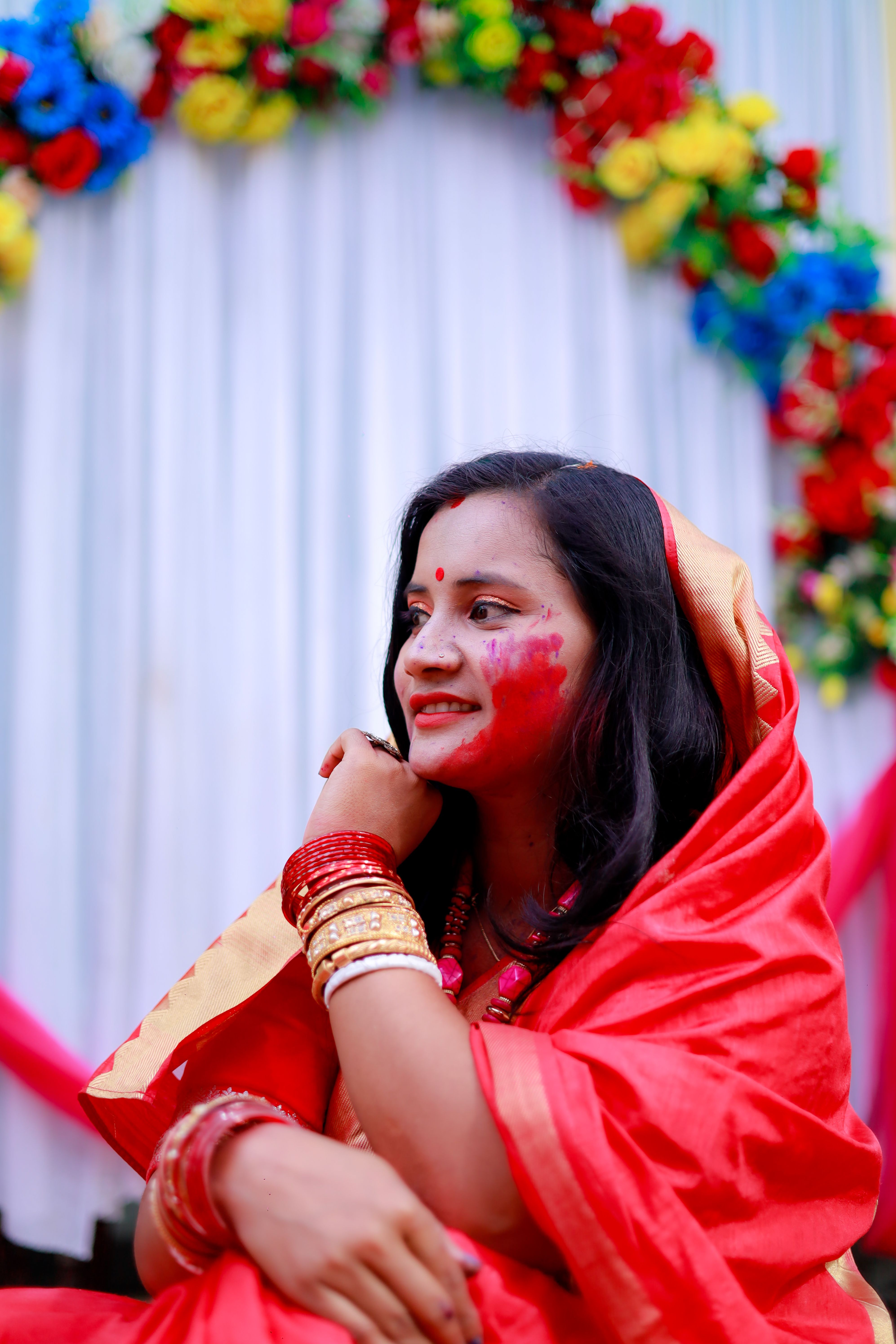 Woman in Traditional Dress · Free Stock Photo