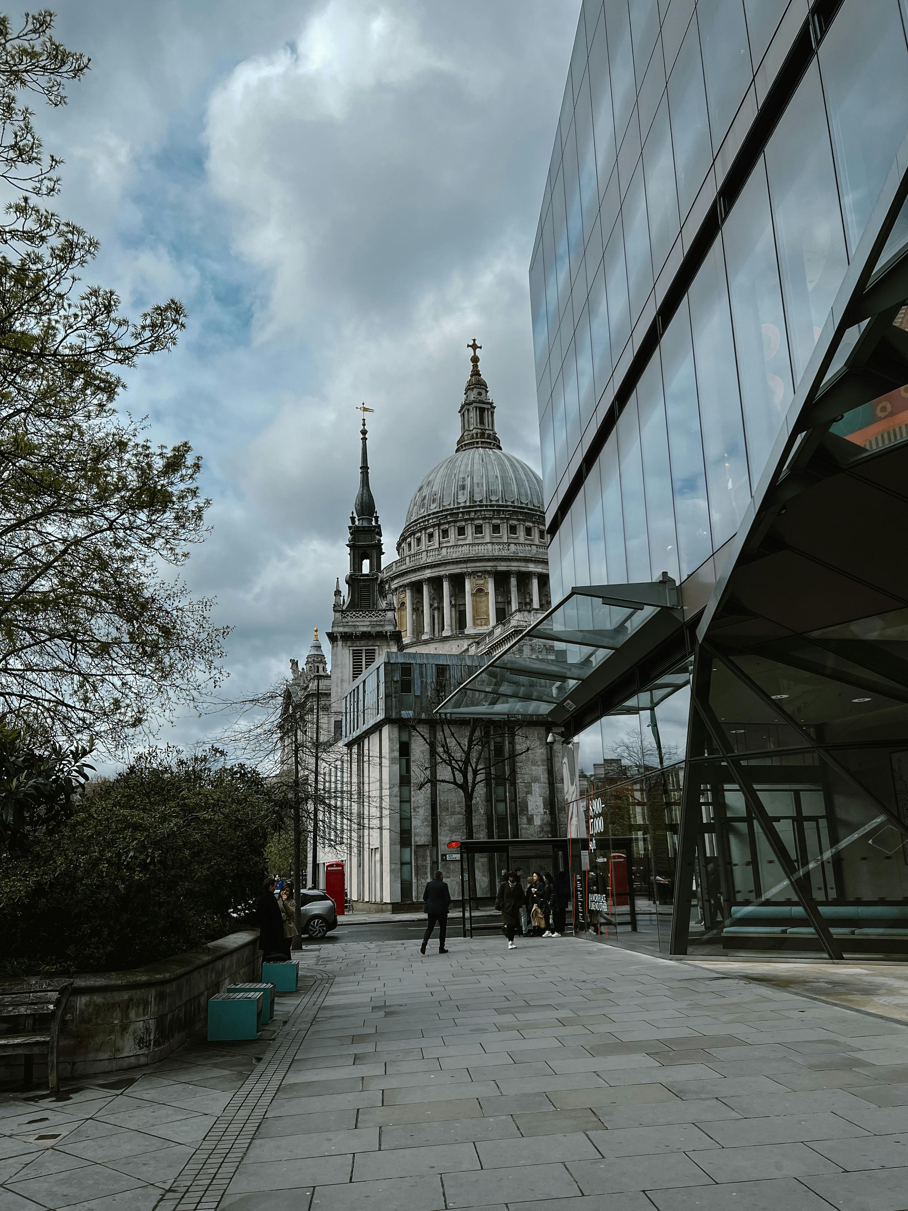 St Paul's Cathedral Hall Near Trees · Free Stock Photo