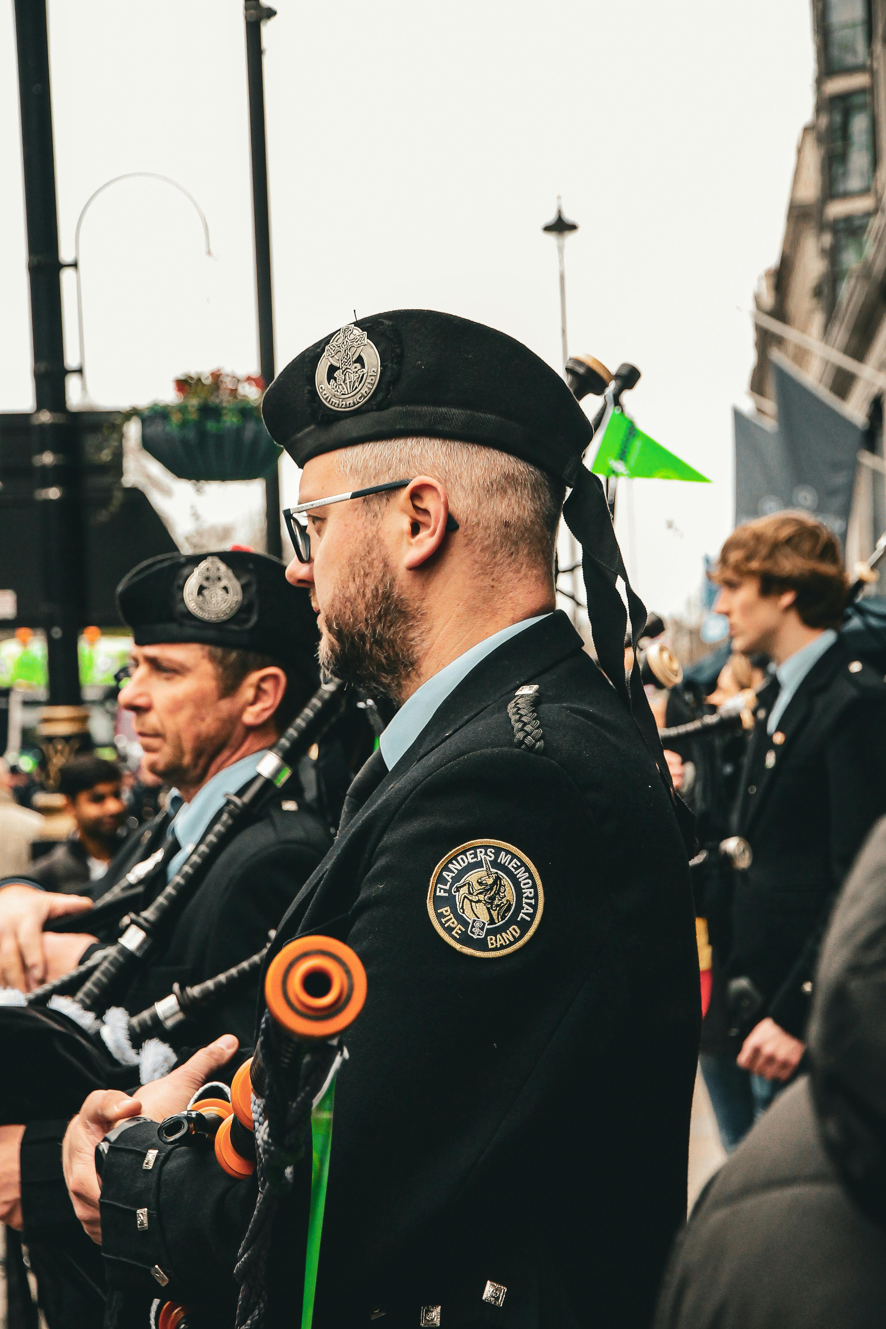 Men in Military Uniforms at a Parade in City · Free Stock Photo