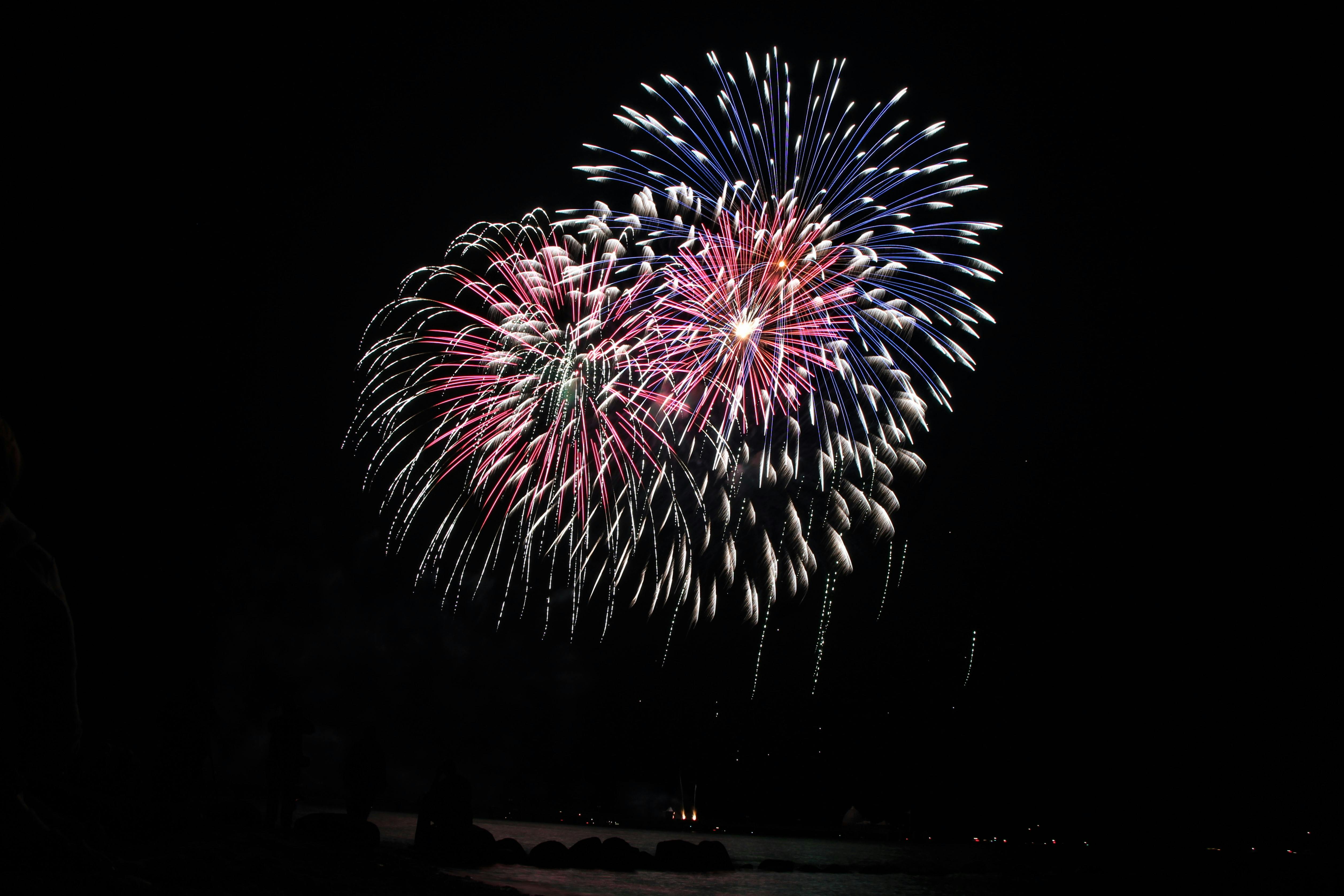 Fireworks Display On Sky · Free Stock Photo