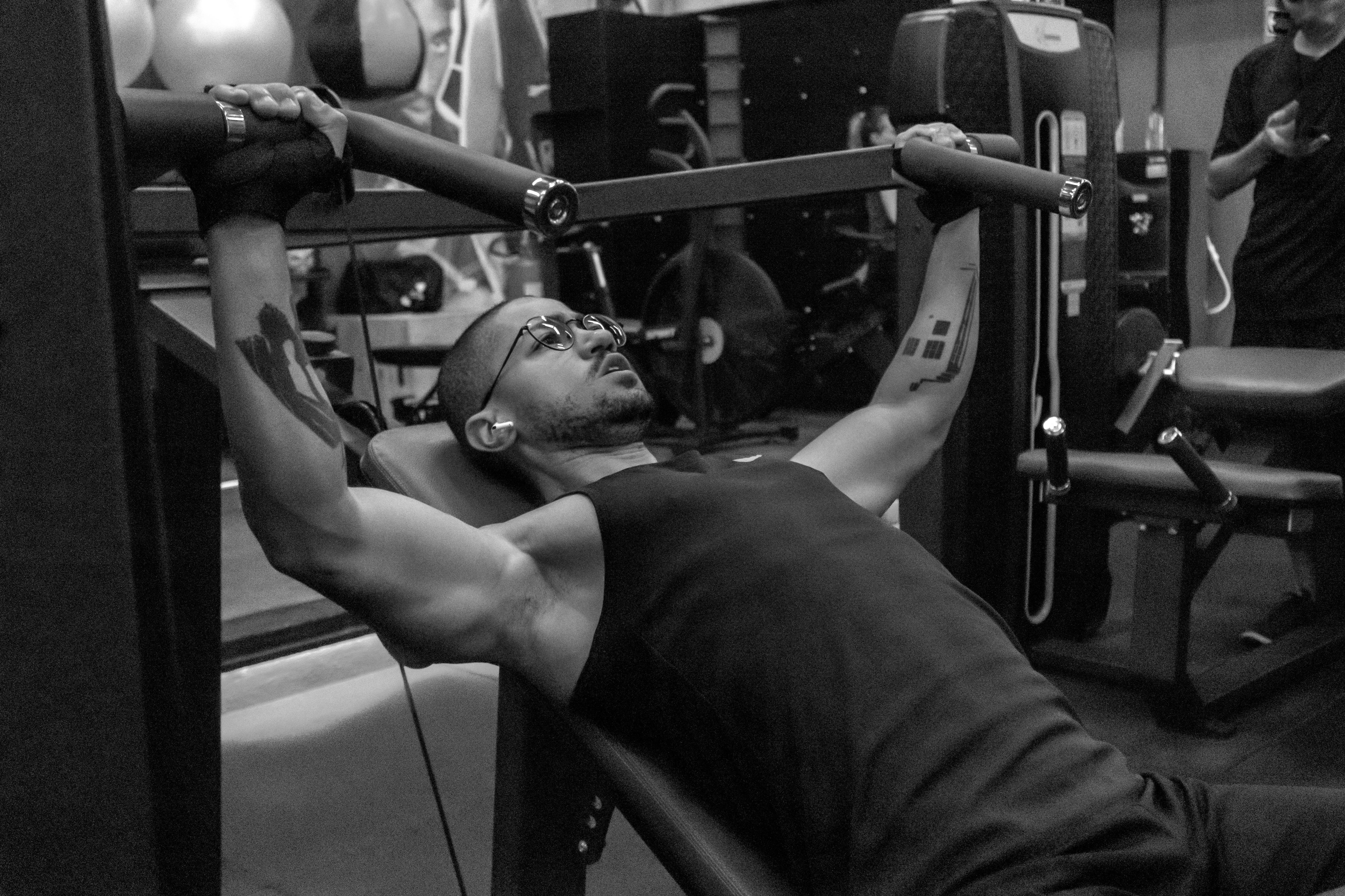 Man Practicing at Gym · Free Stock Photo