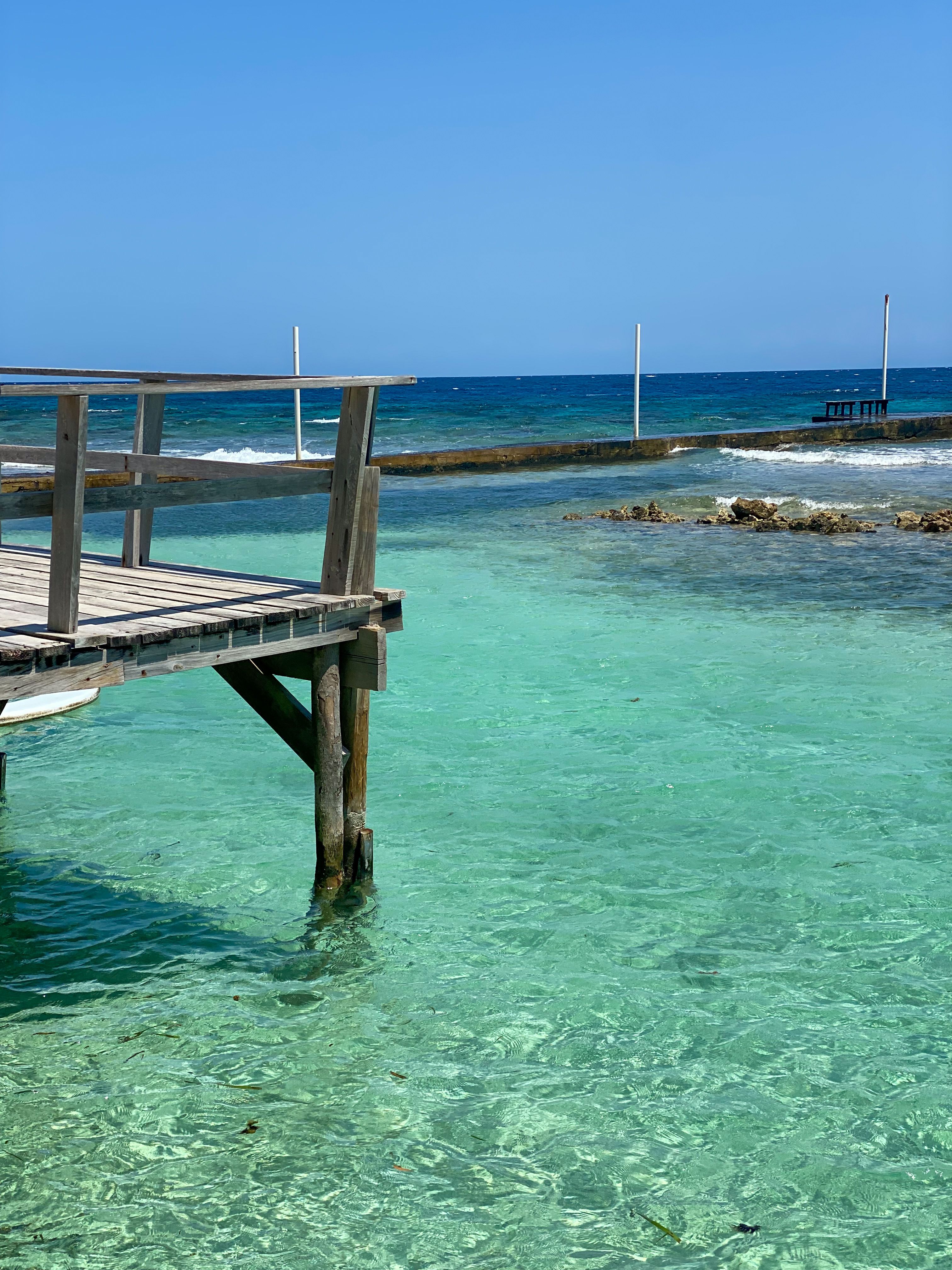 Wooden Jetty and Clear Sea Water · Free Stock Photo