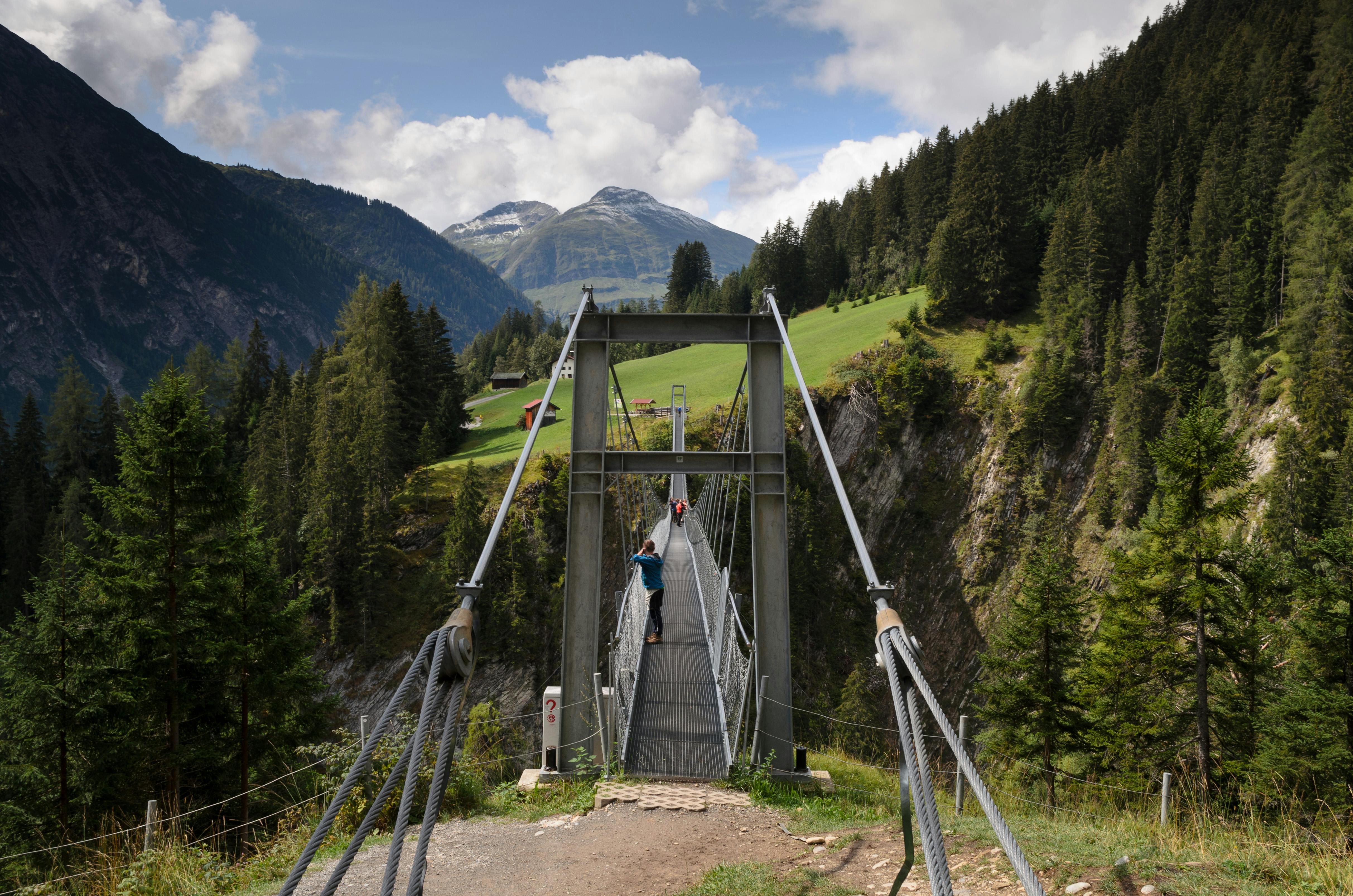 Gray Bridge Near Mountains · Free Stock Photo