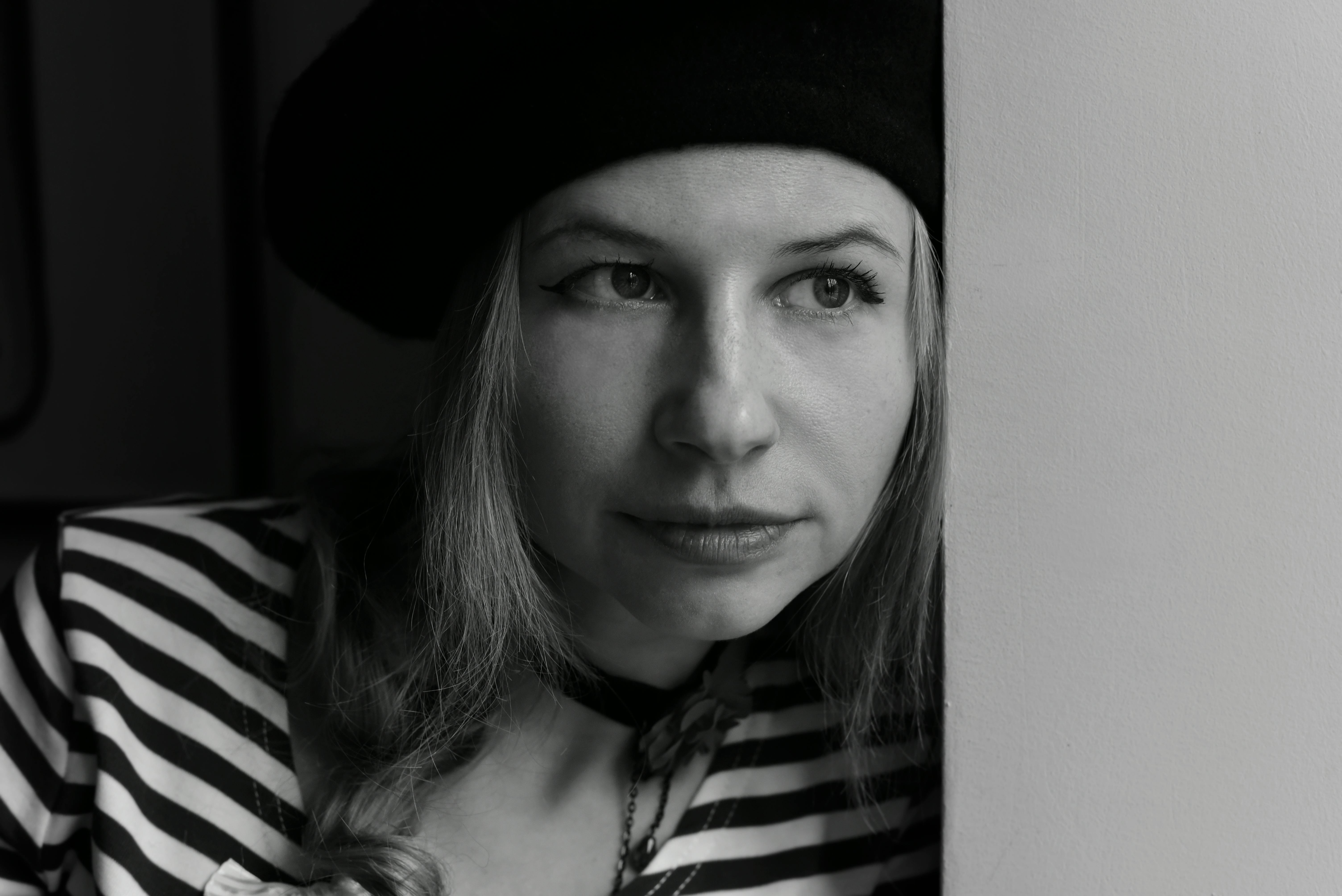 Grayscale Photo Of Woman · Free Stock Photo