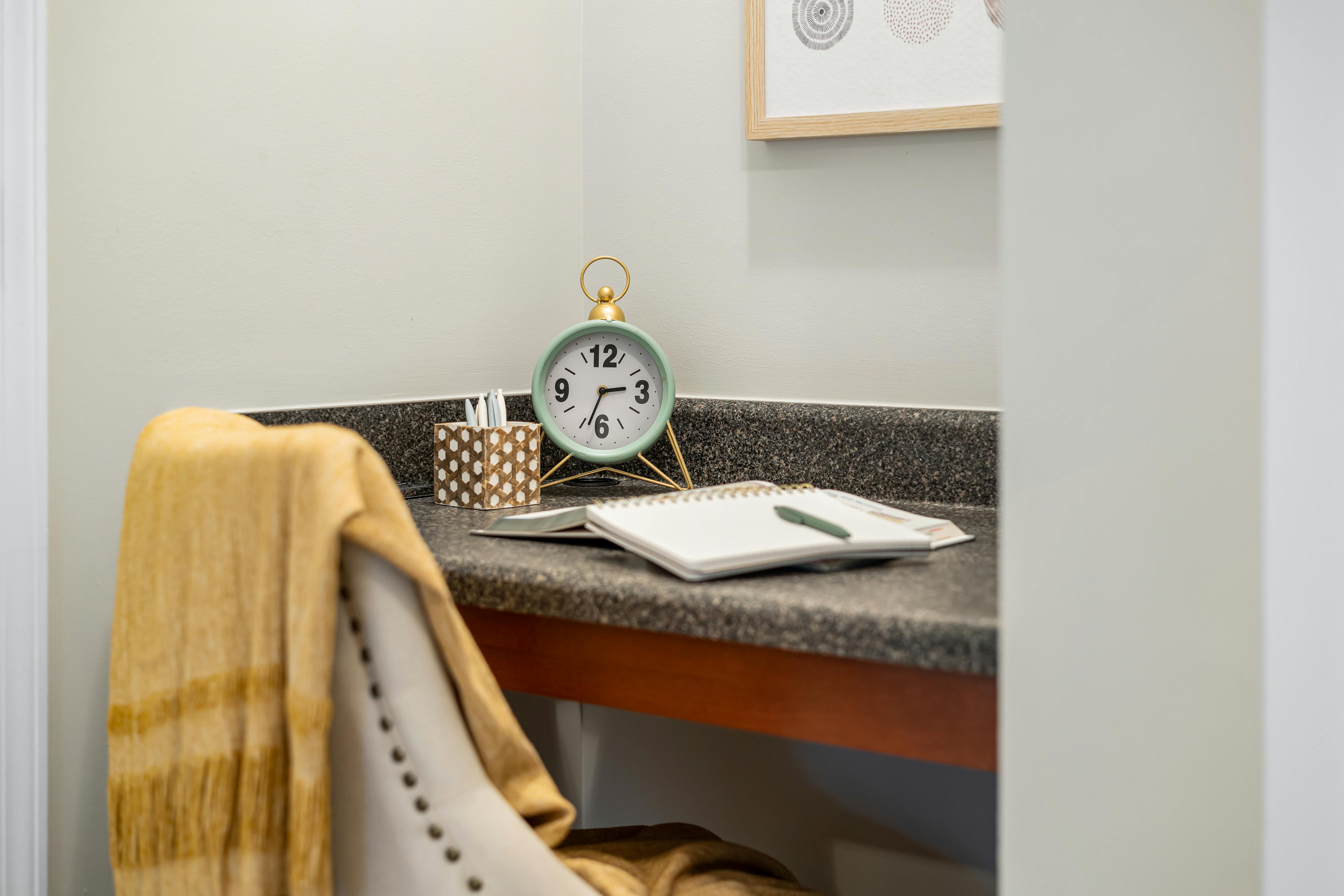 Alarm Clock on Desk · Free Stock Photo