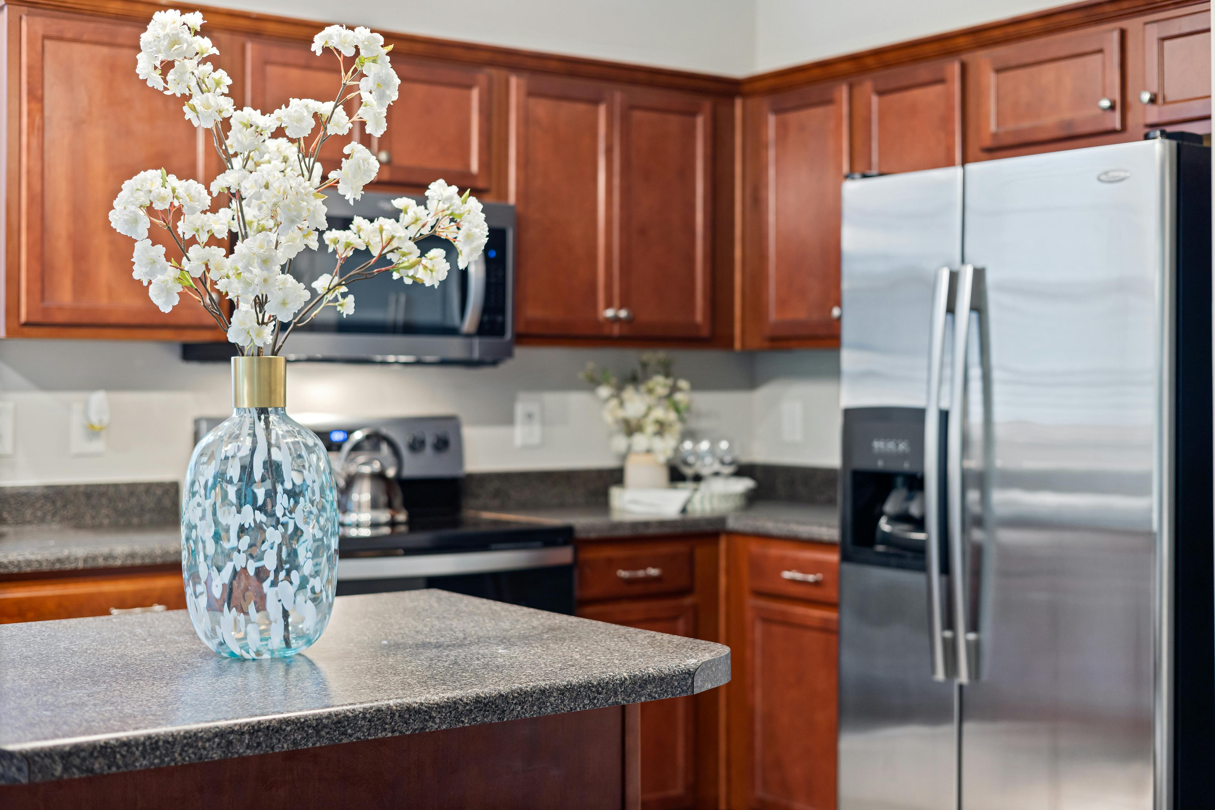 Flower Vase on a Kitchen Counter · Free Stock Photo