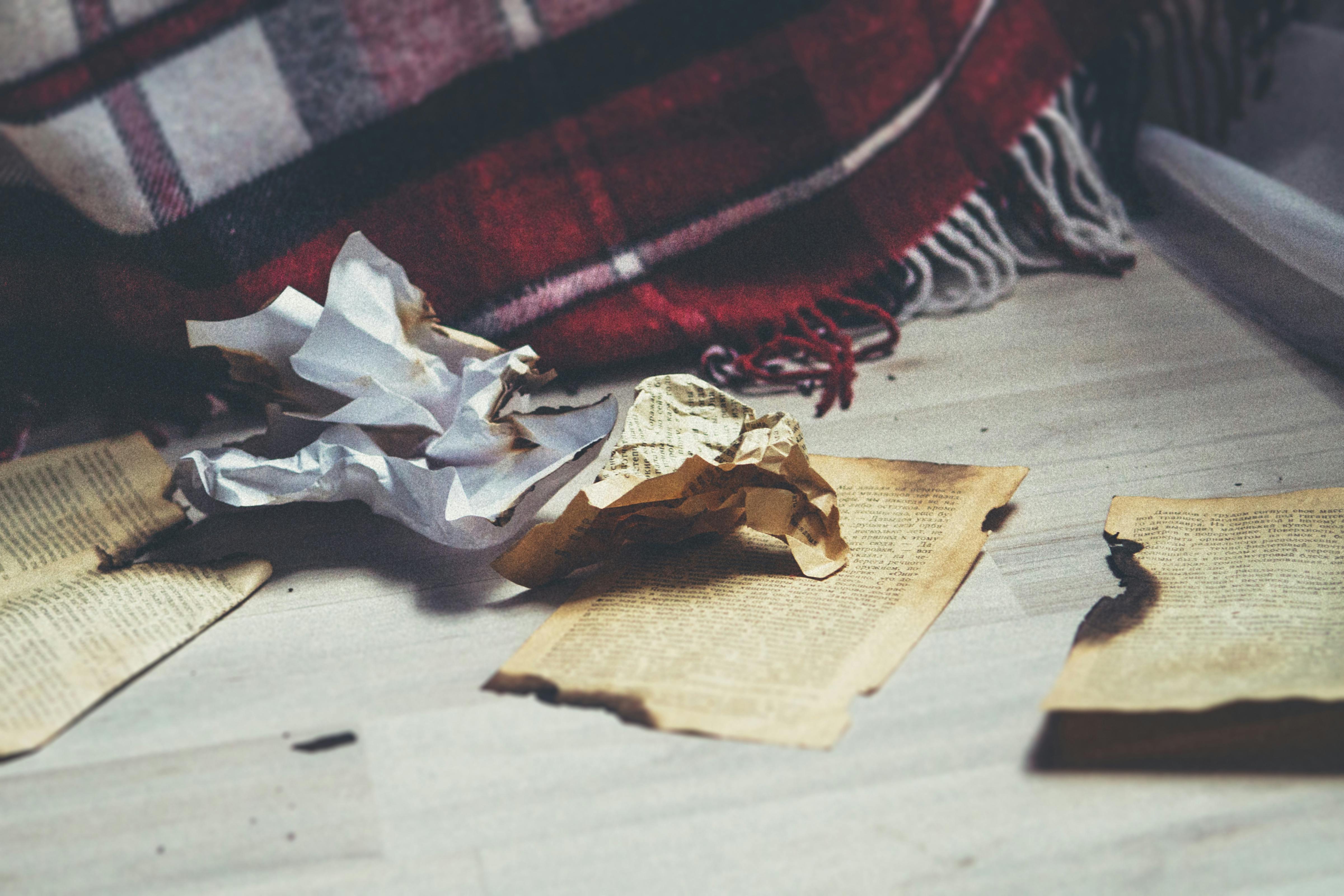 Burnt Book Pages · Free Stock Photo