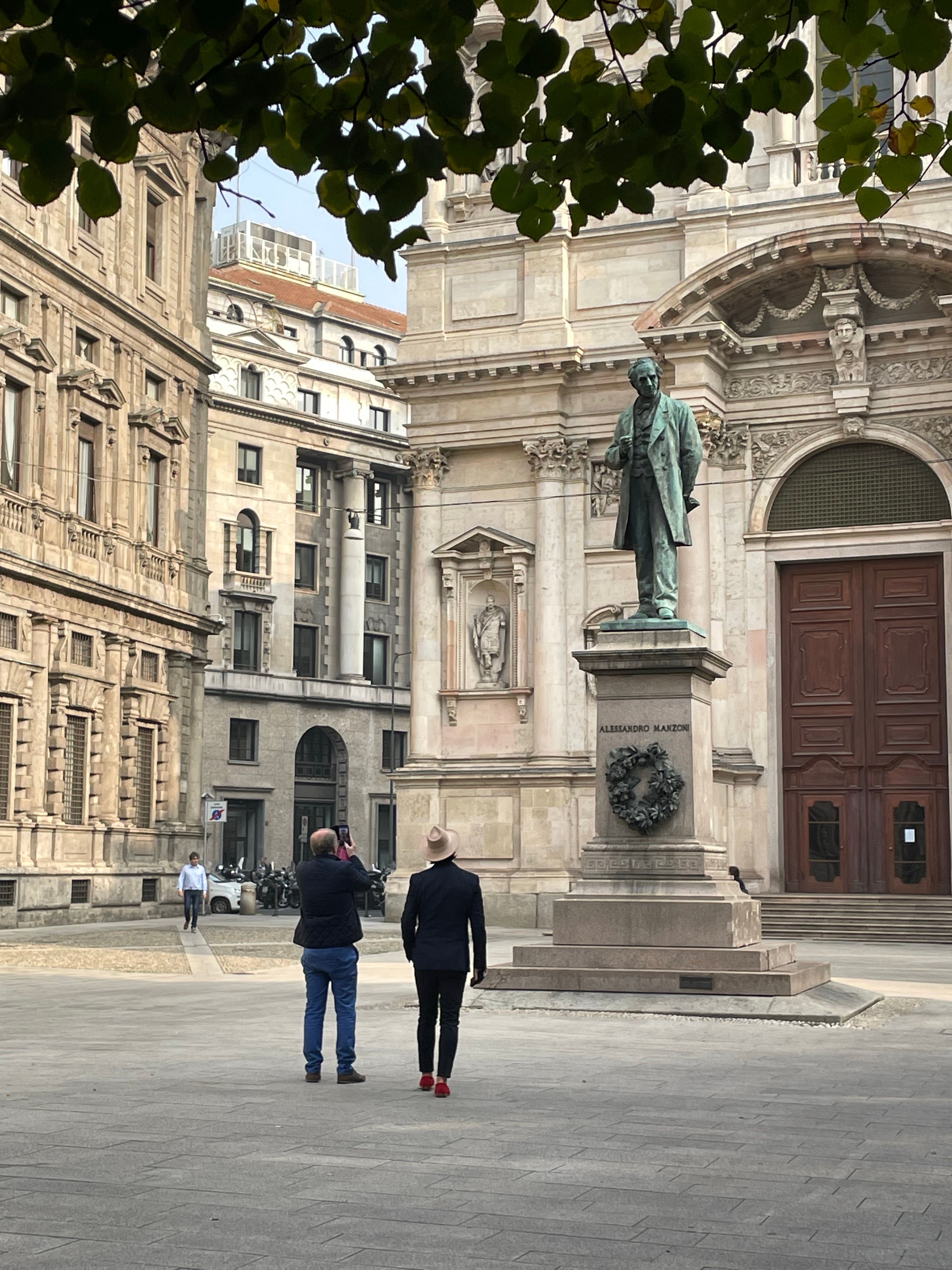 Two Men Looking at the Statue · Free Stock Photo