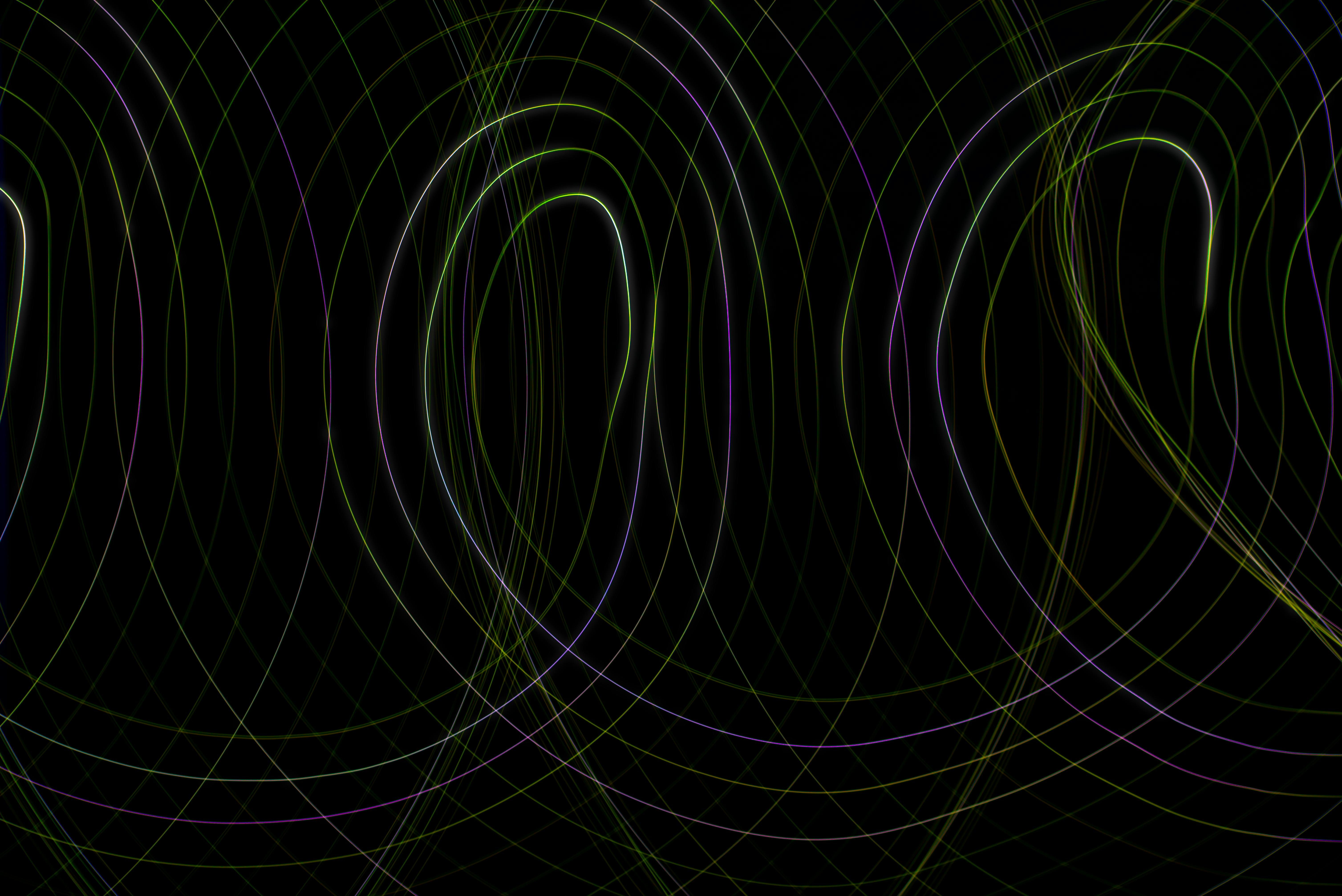 Black and White Blurry Lines · Free Stock Photo