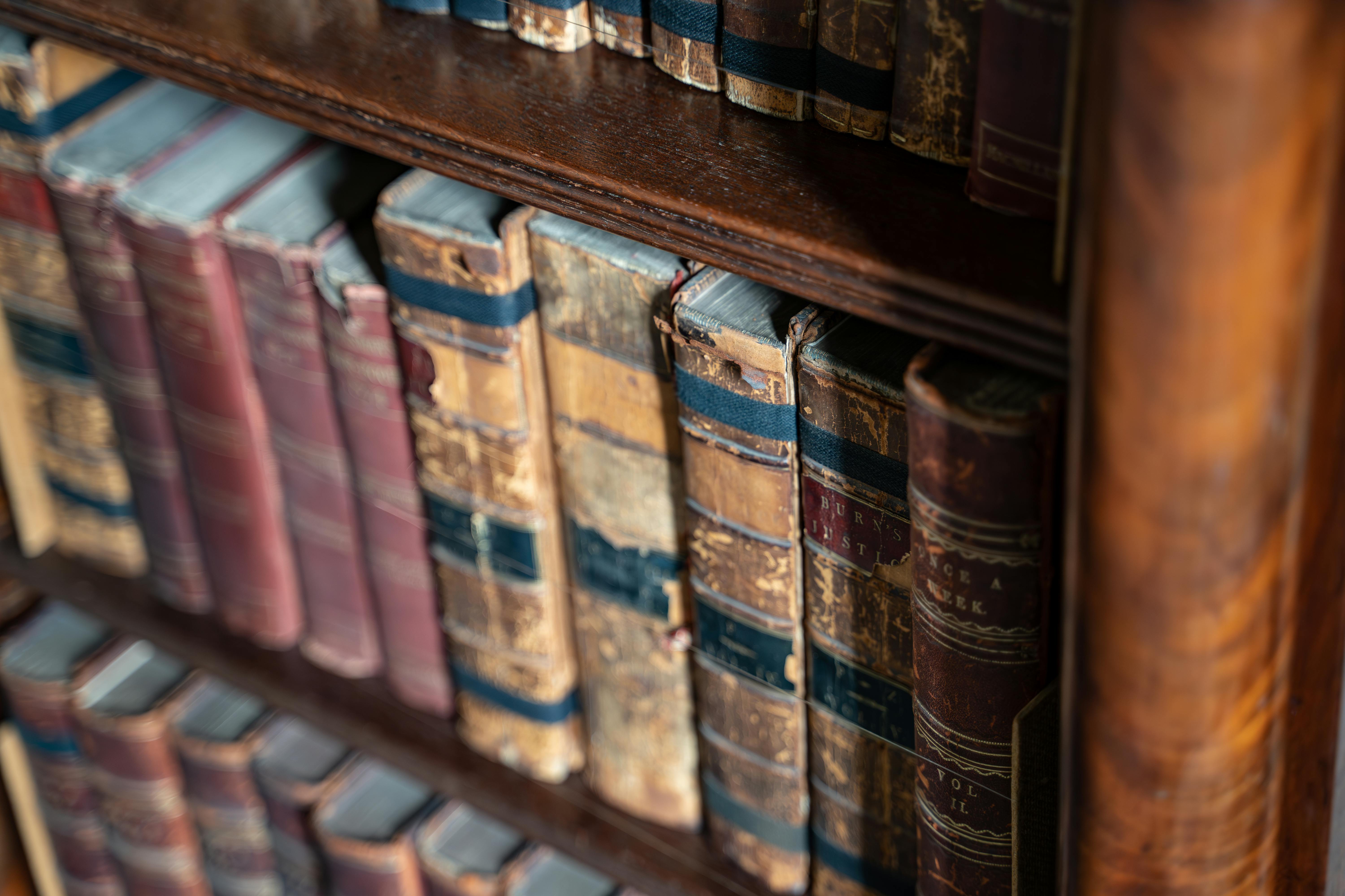 Photo of Wooden Book Shelves · Free Stock Photo