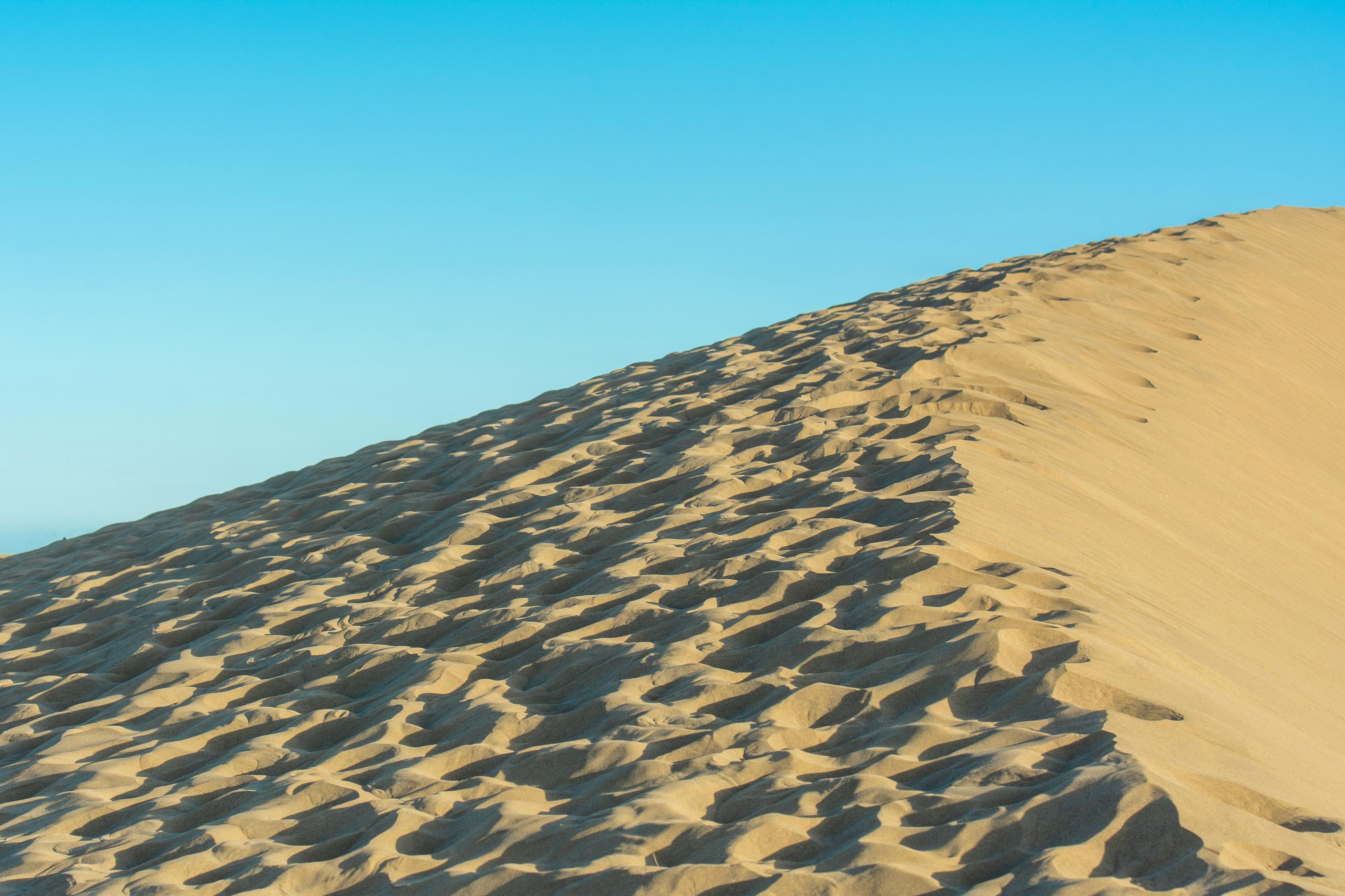 Aerial Shot of Sand Dunes · Free Stock Photo