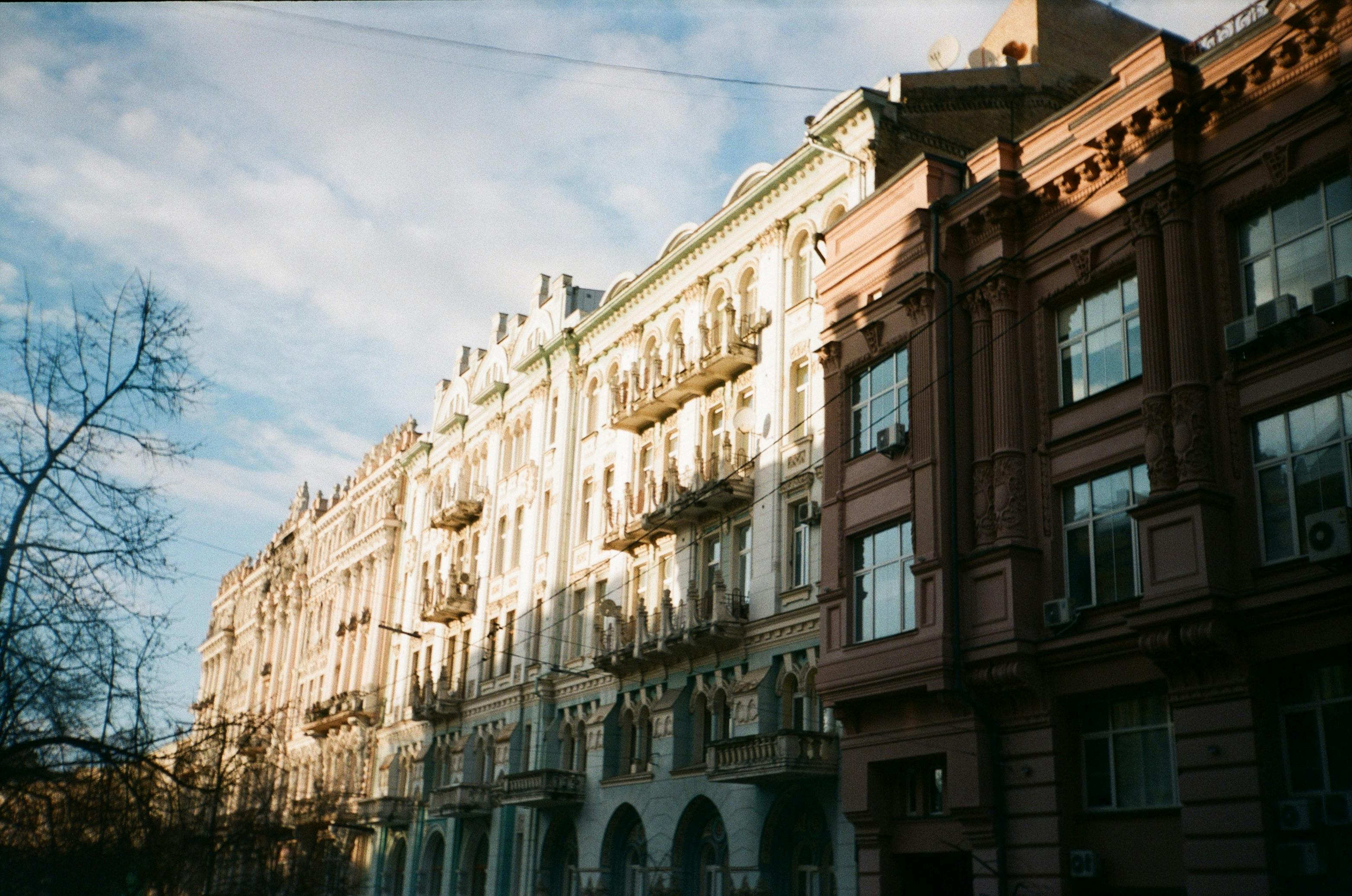 A Traditional Tenement in Sunlight · Free Stock Photo