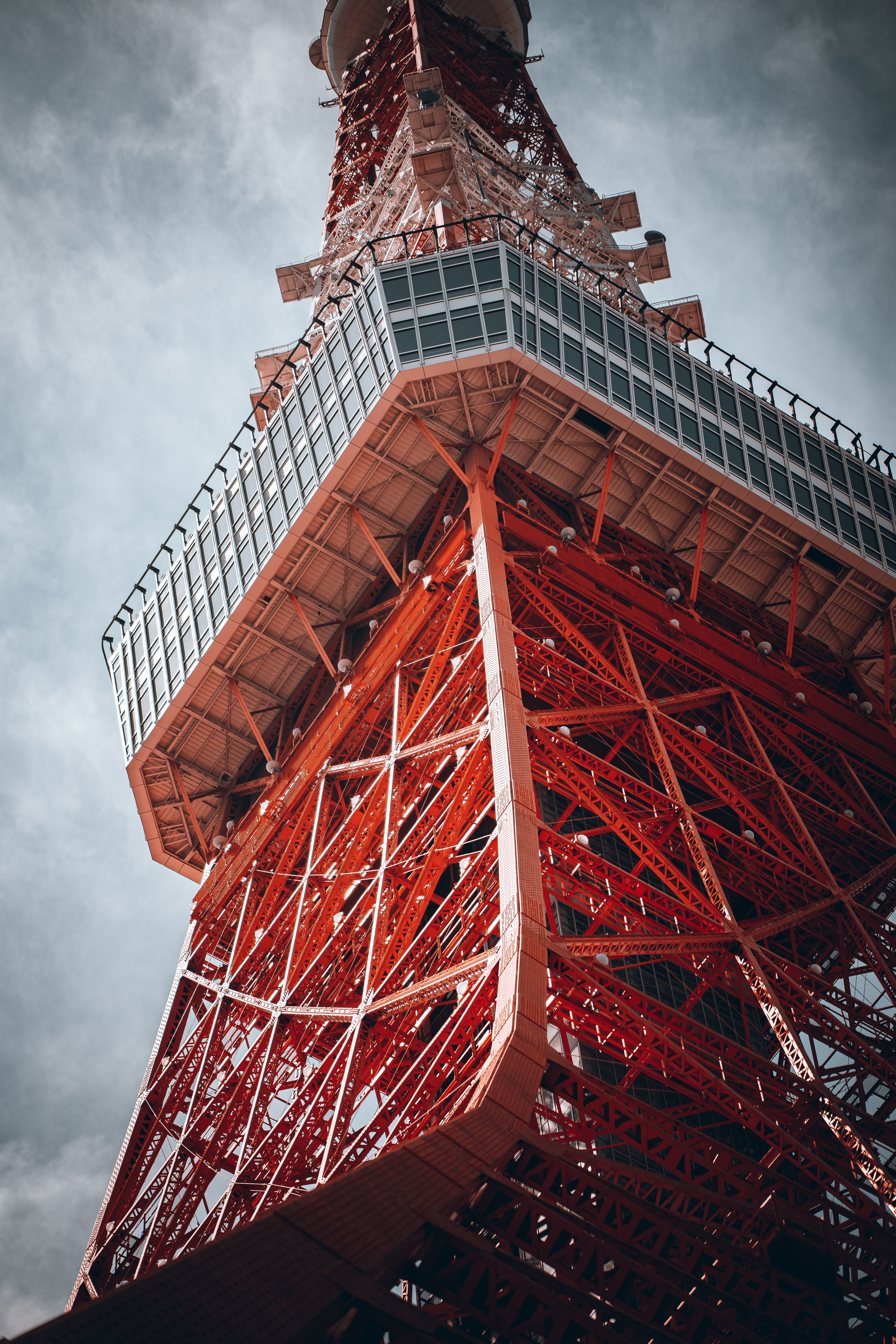 Low Angle Shot of Tokyo Tower · Free Stock Photo