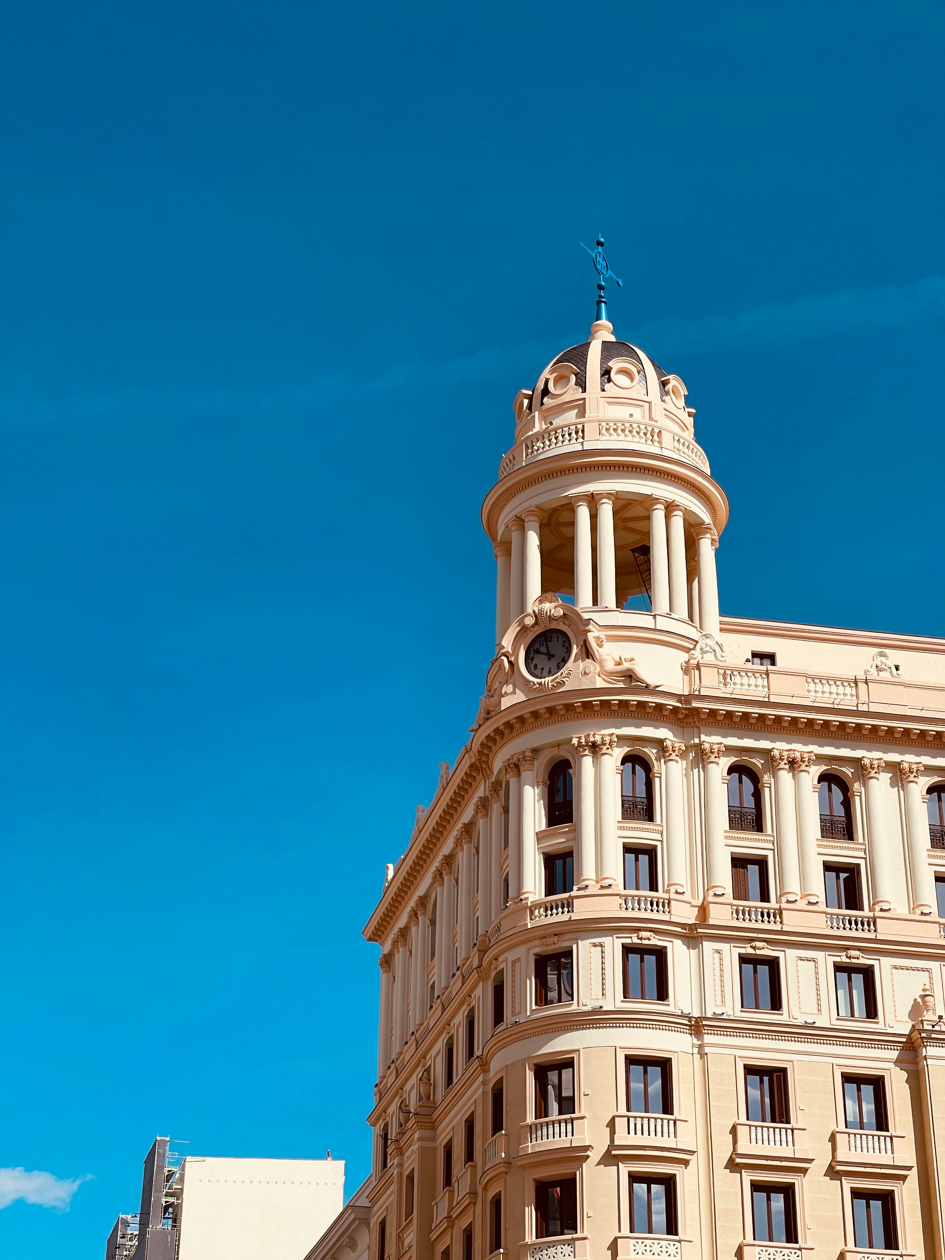 Corner Building of a Hotel · Free Stock Photo