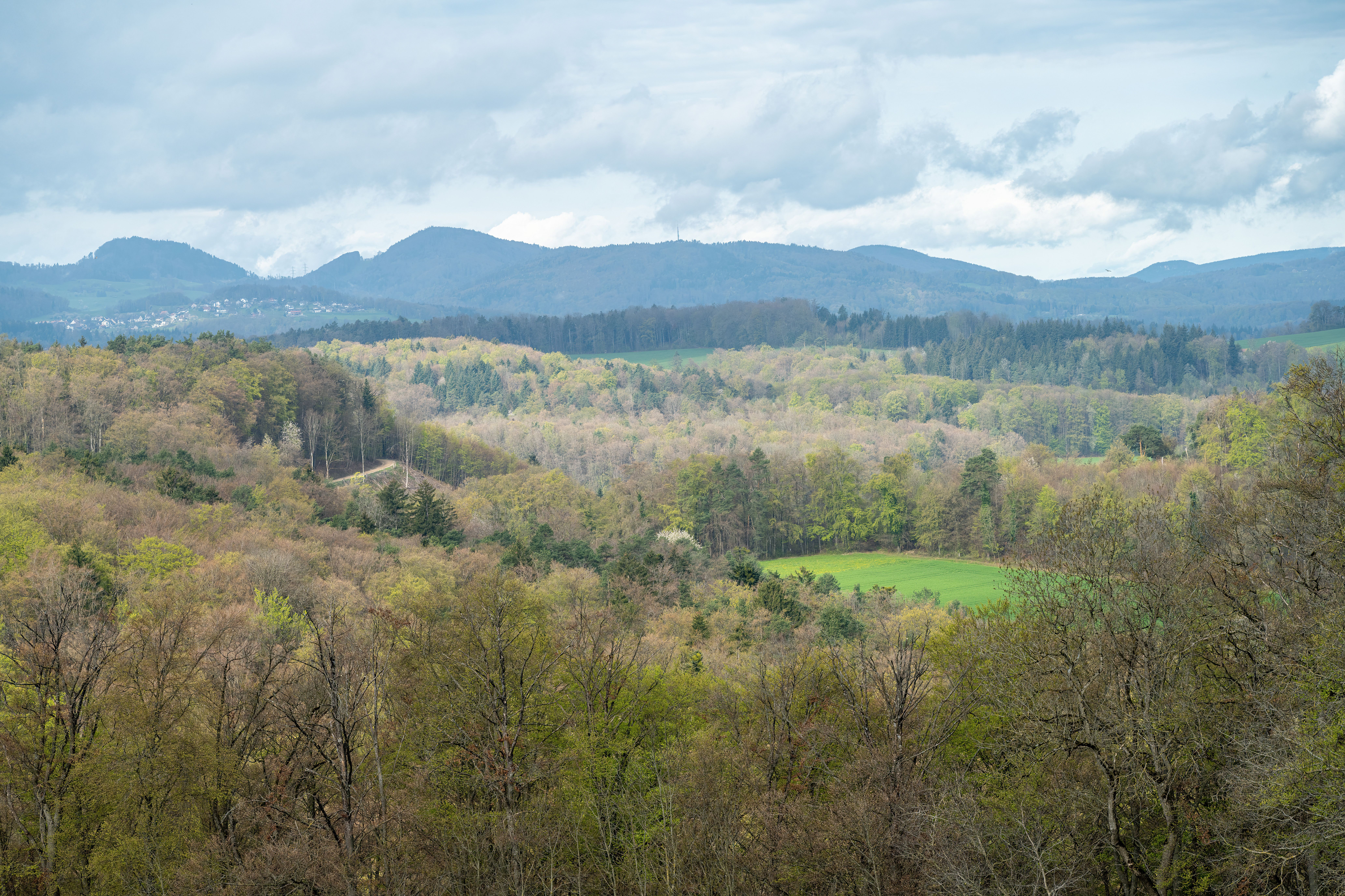Aerial View of a Countryside Landscape · Free Stock Photo