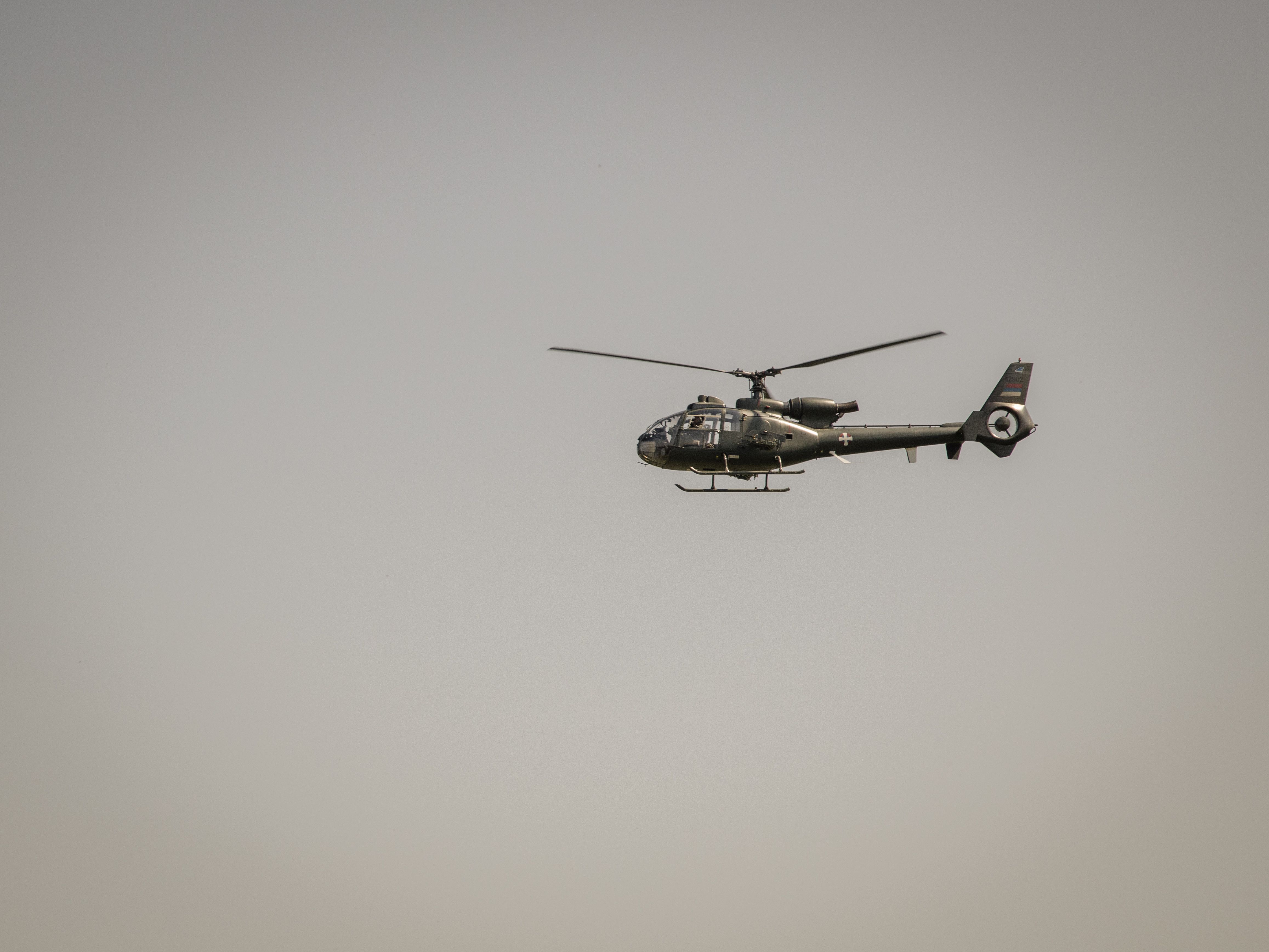 Mi-24 Military Assault Helicopter on Sky · Free Stock Photo