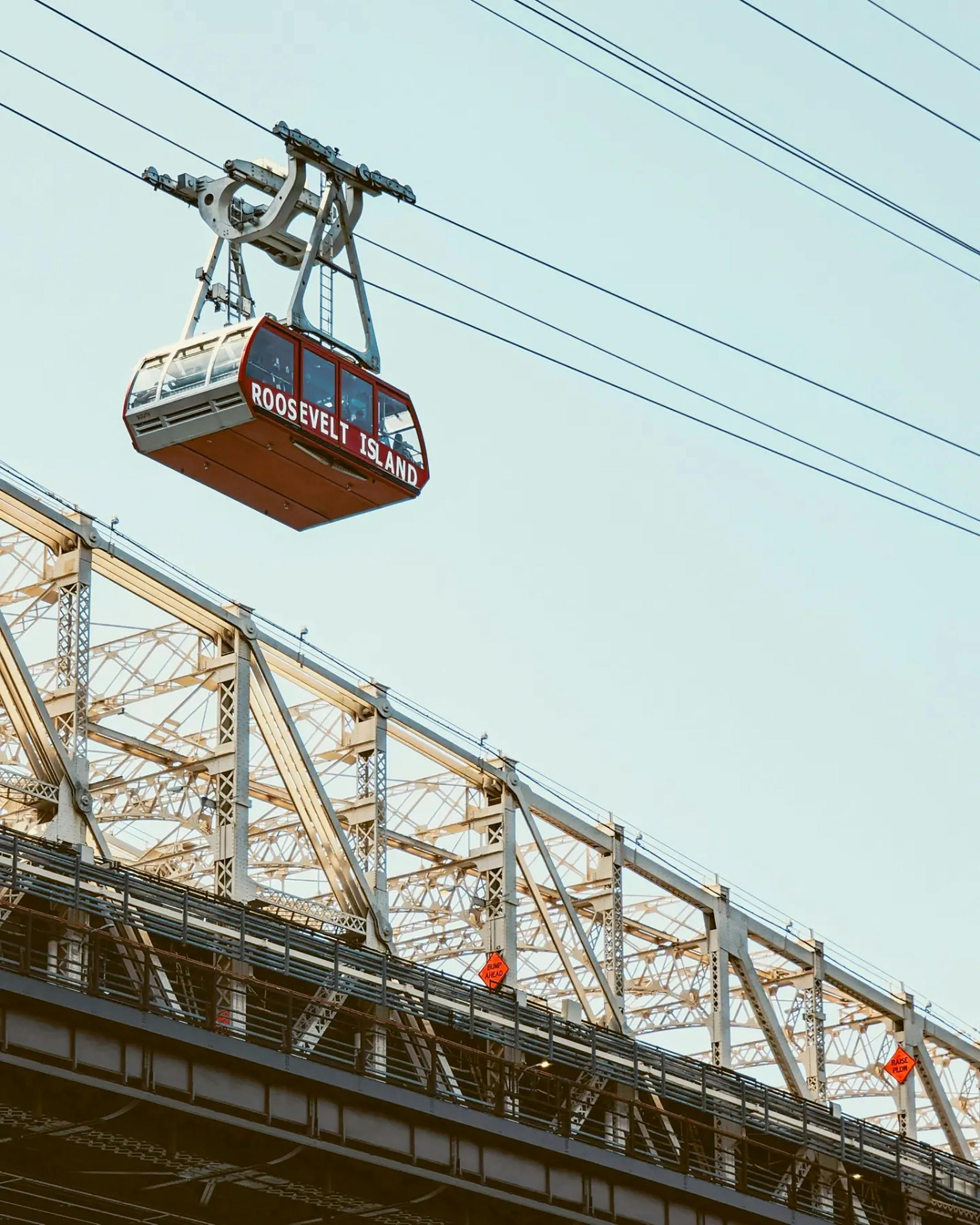 Cable Car above the Bridge · Free Stock Photo