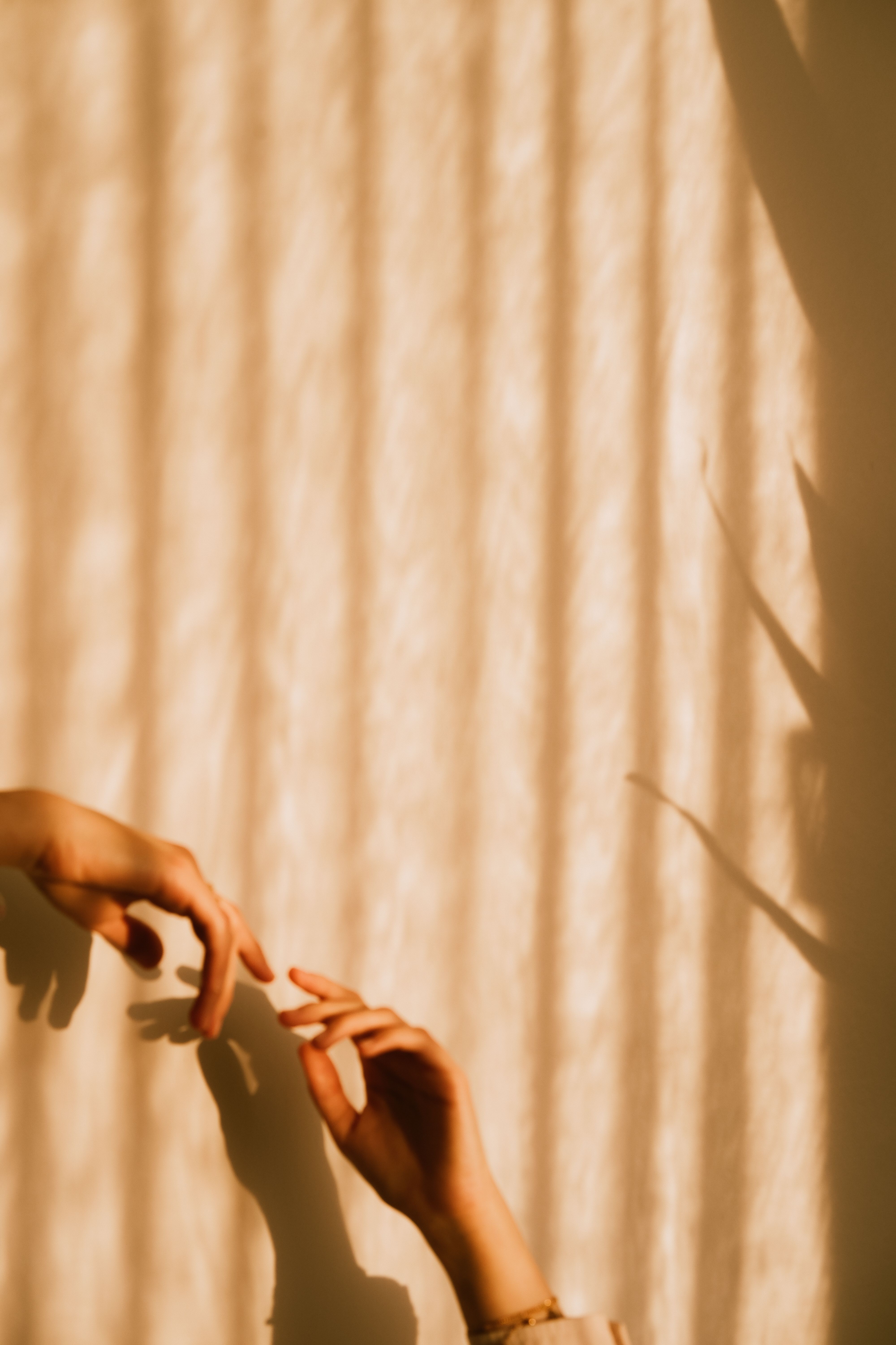 Hands Casting Shadow on a Wall · Free Stock Photo
