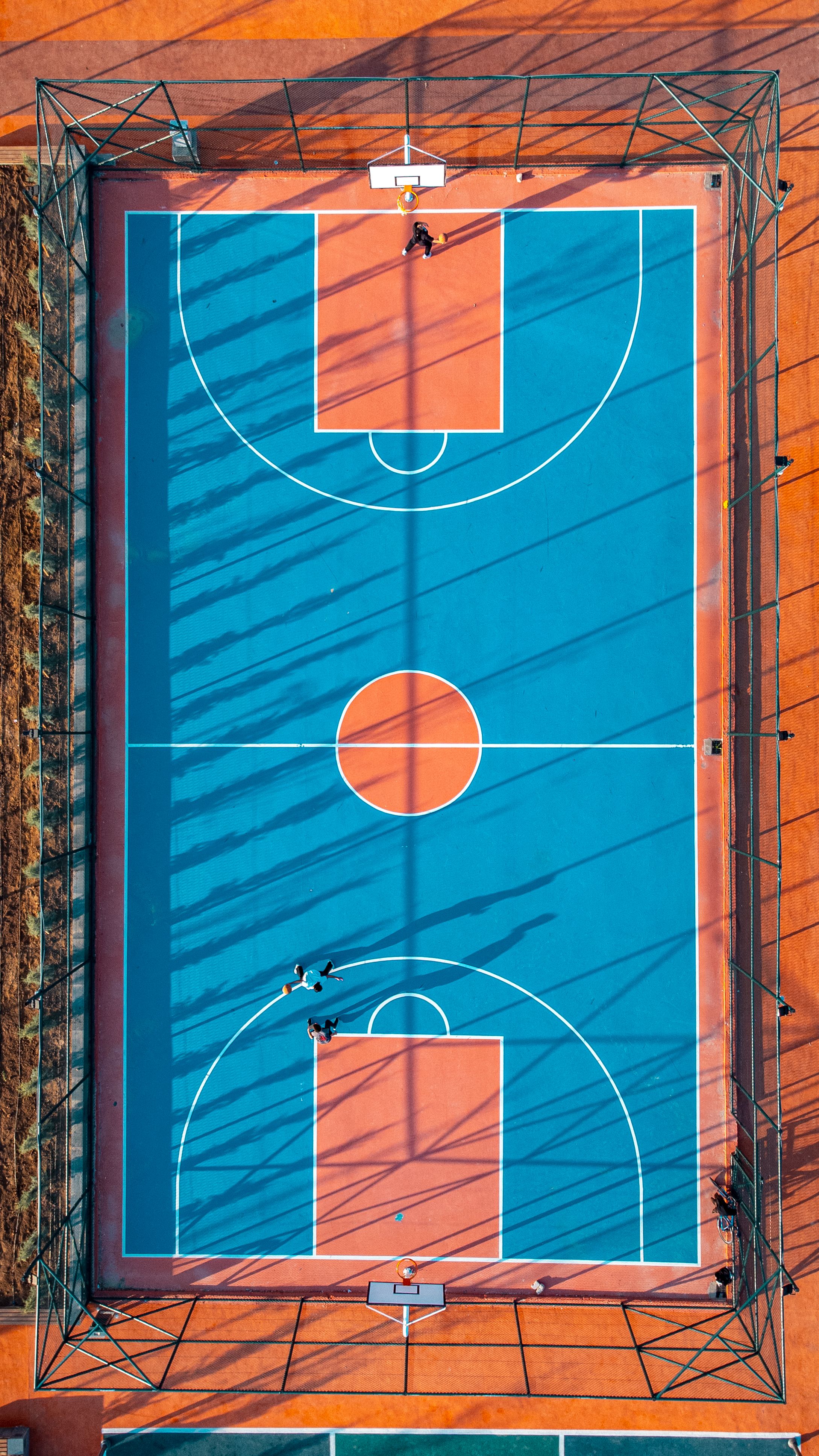 Basketball Court Sky View
