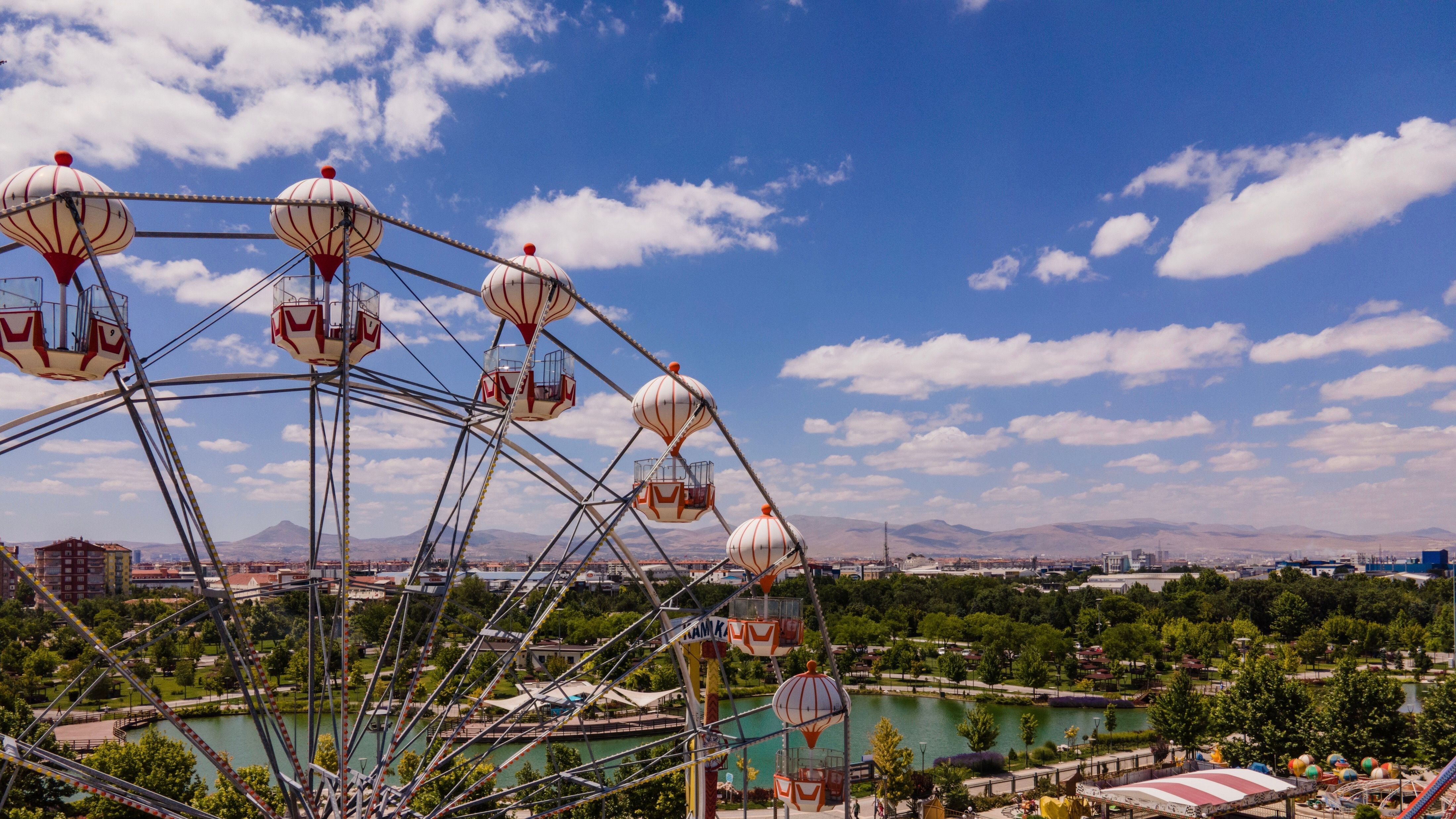 Ferris Wheel in Amusement Park · Free Stock Photo