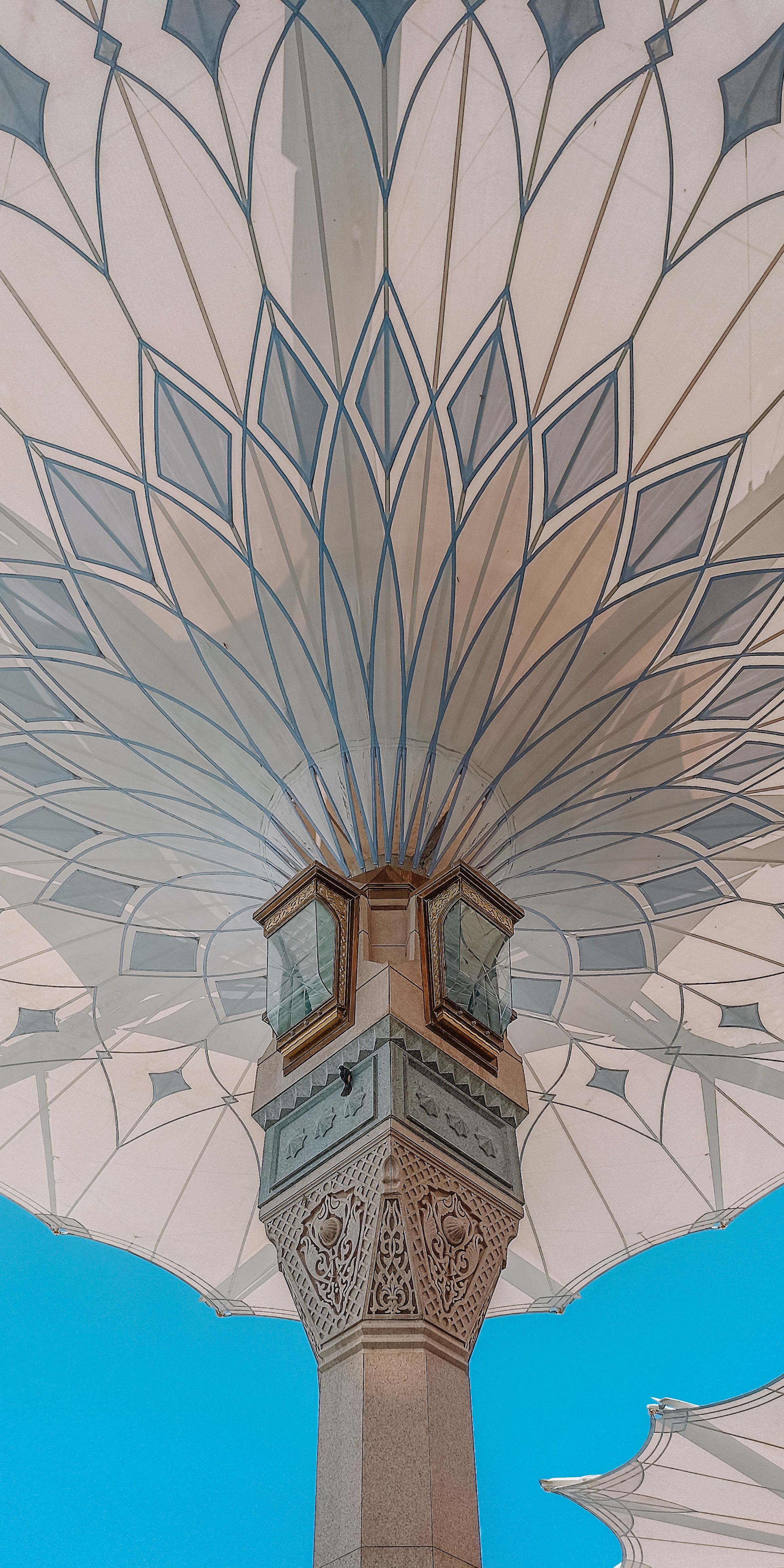Canopy at Prophet Mosque · Free Stock Photo
