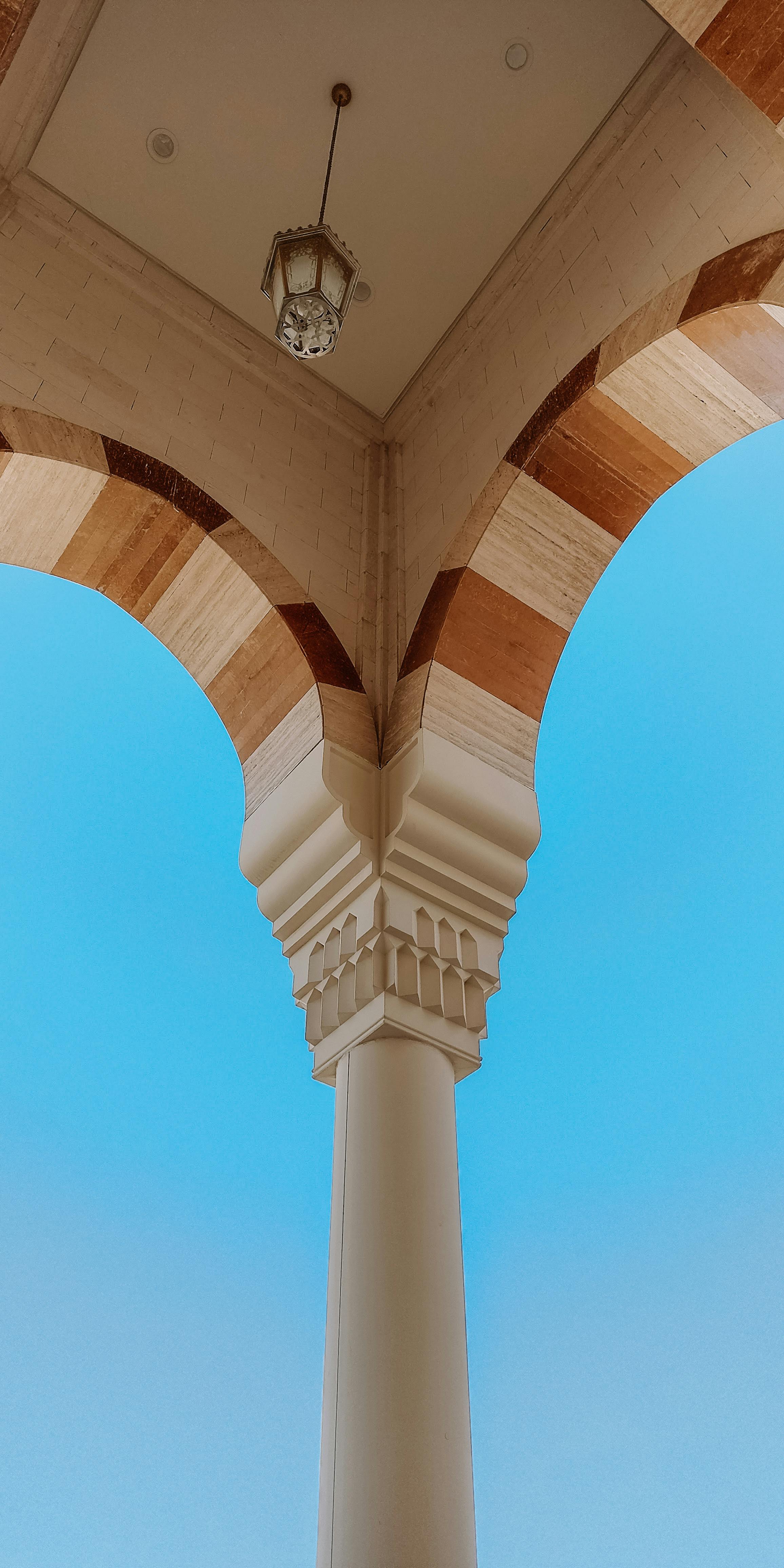 Column in a Traditional Mosque · Free Stock Photo