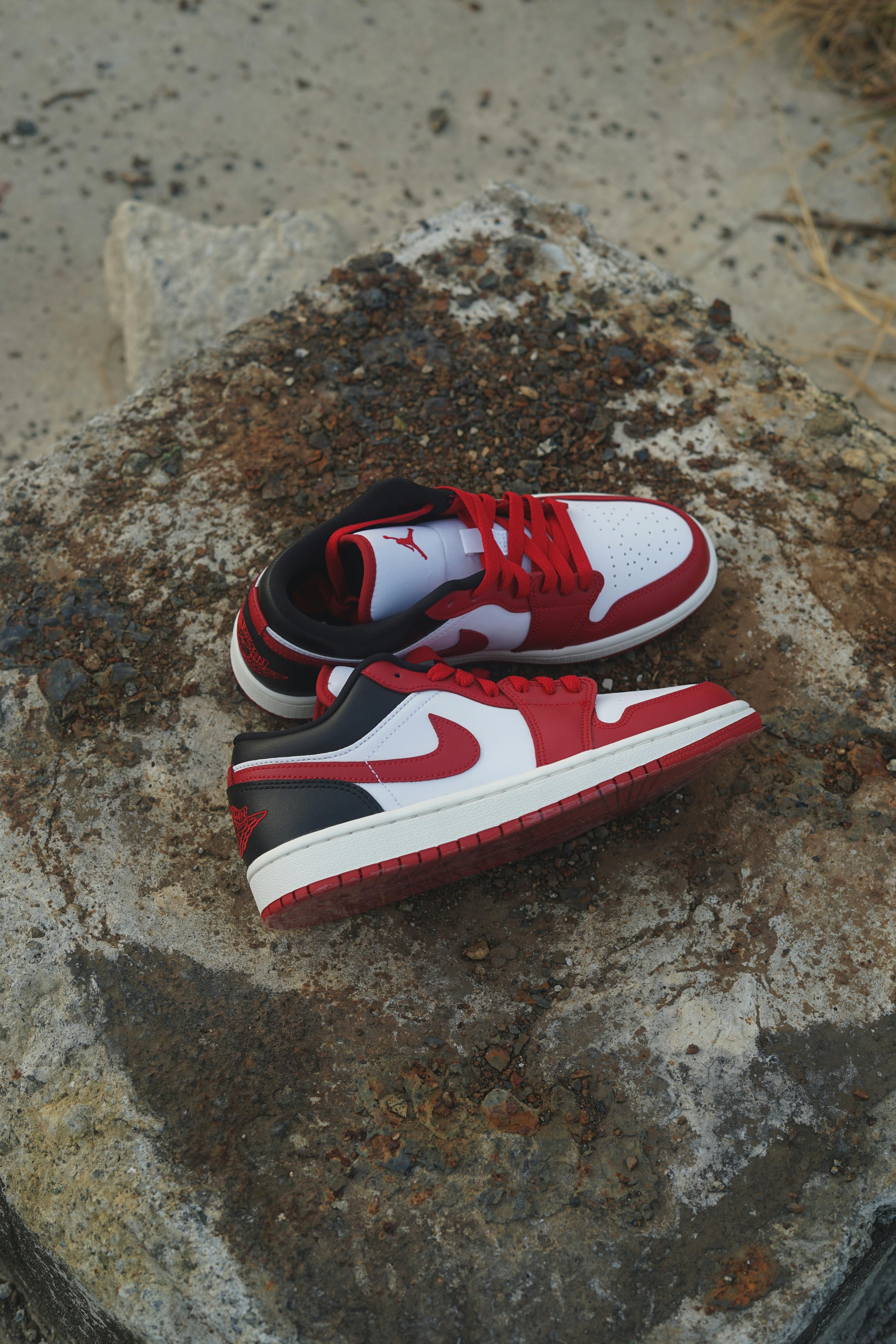 Pair Of White Running Shoes · Free Stock Photo