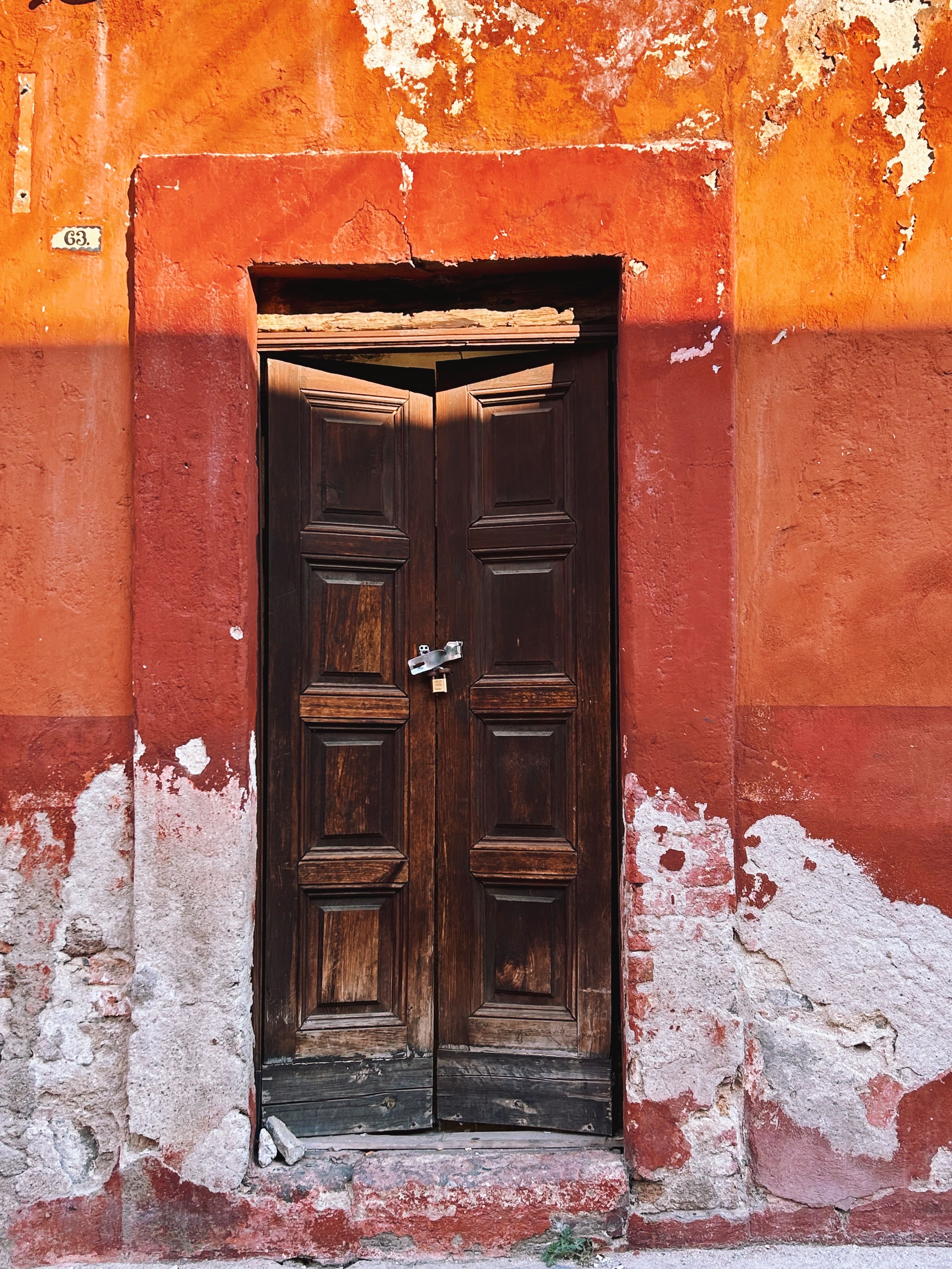 Faded Frescoes on Wall of Church · Free Stock Photo
