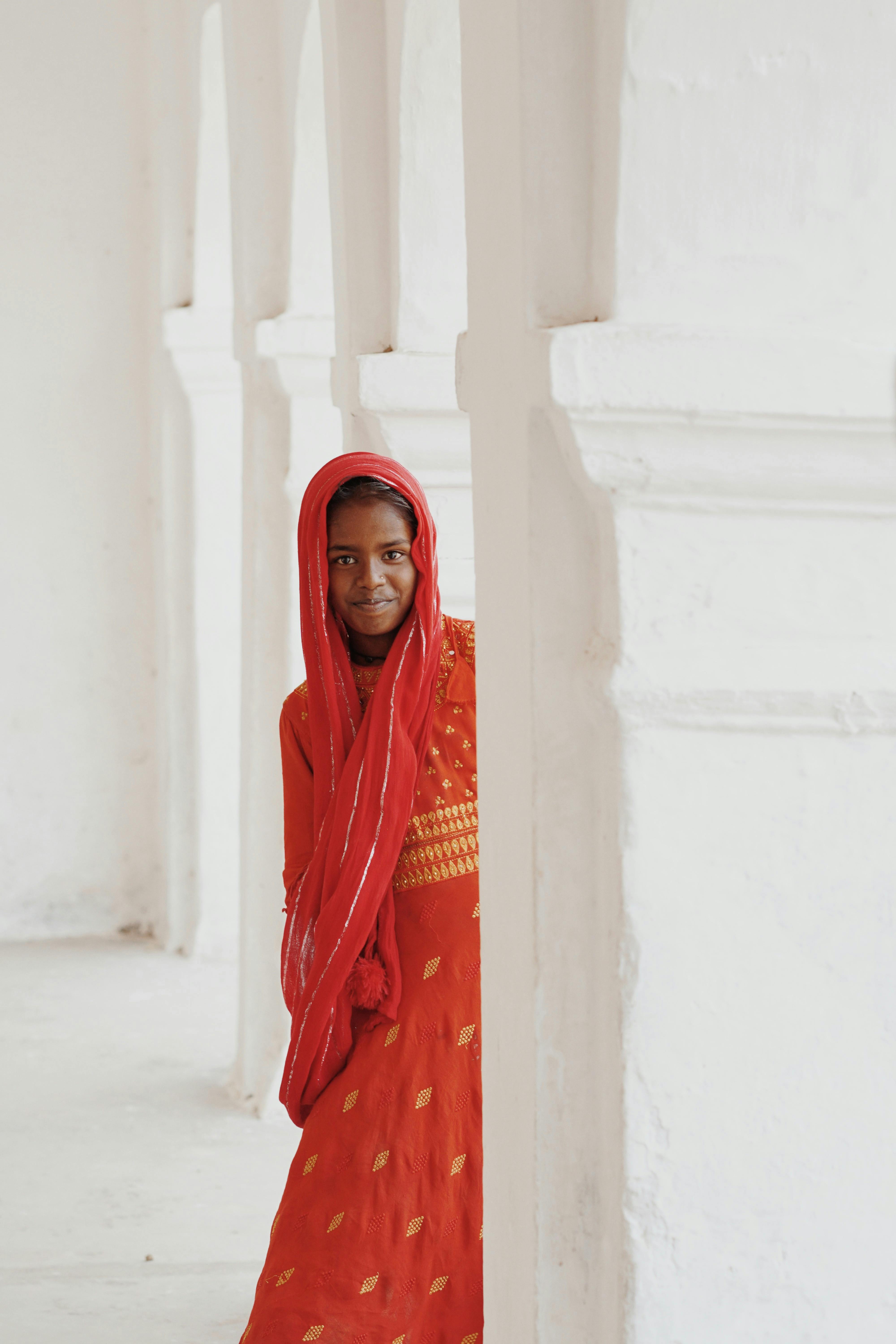 Woman in Red, Traditional Clothing · Free Stock Photo