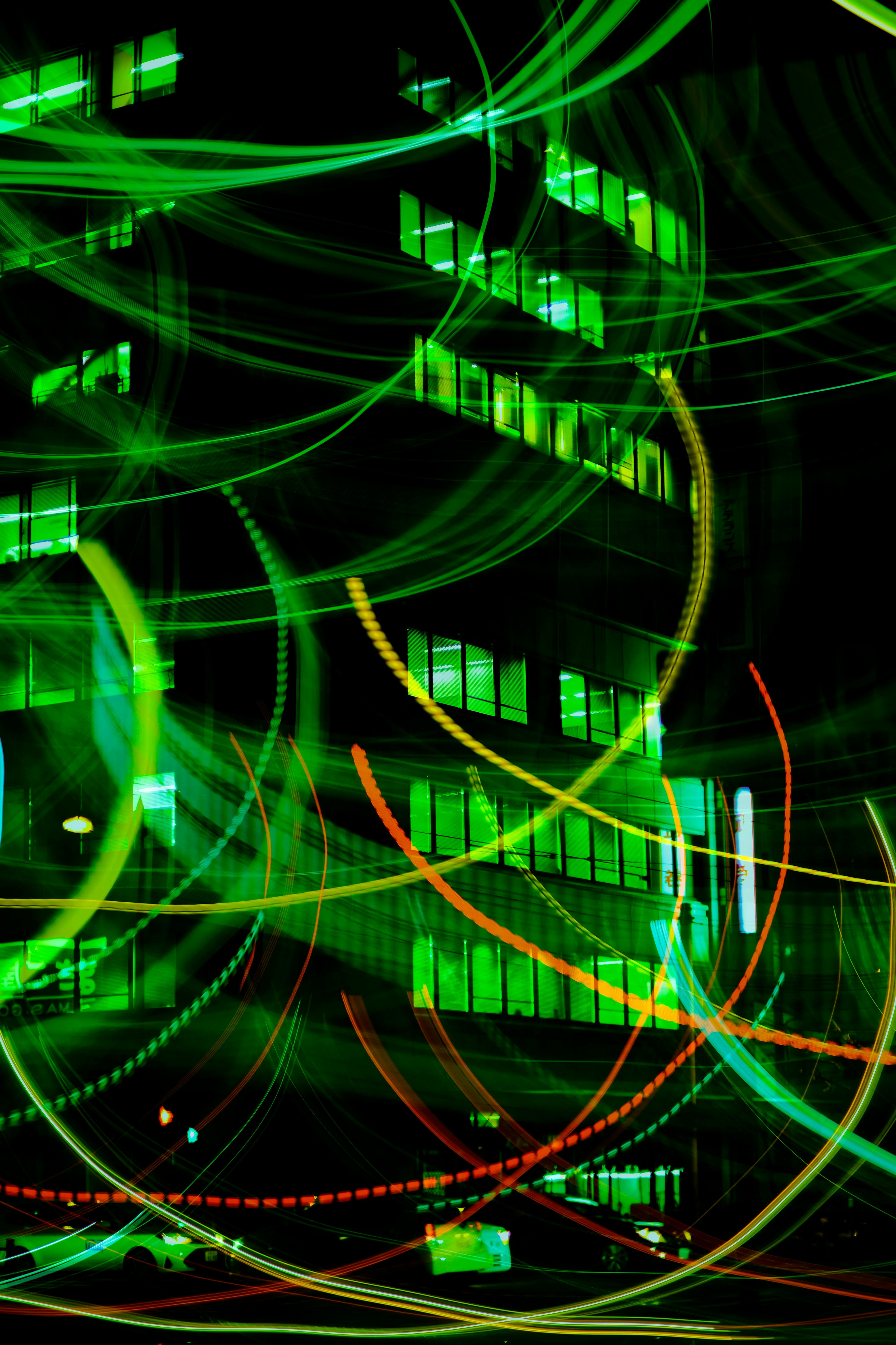 Lights around Building at Night · Free Stock Photo