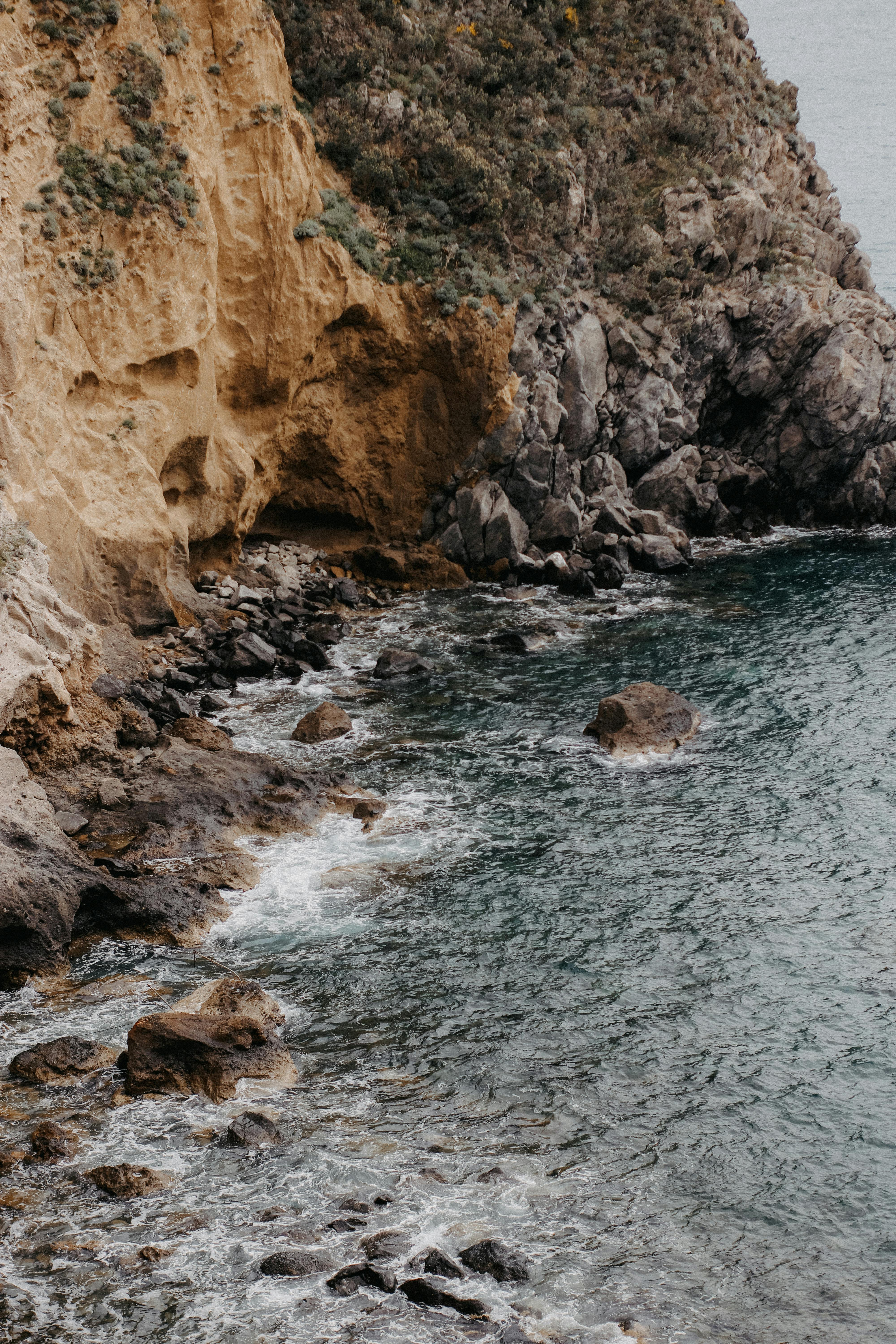 Island Cliff Shore · Free Stock Photo