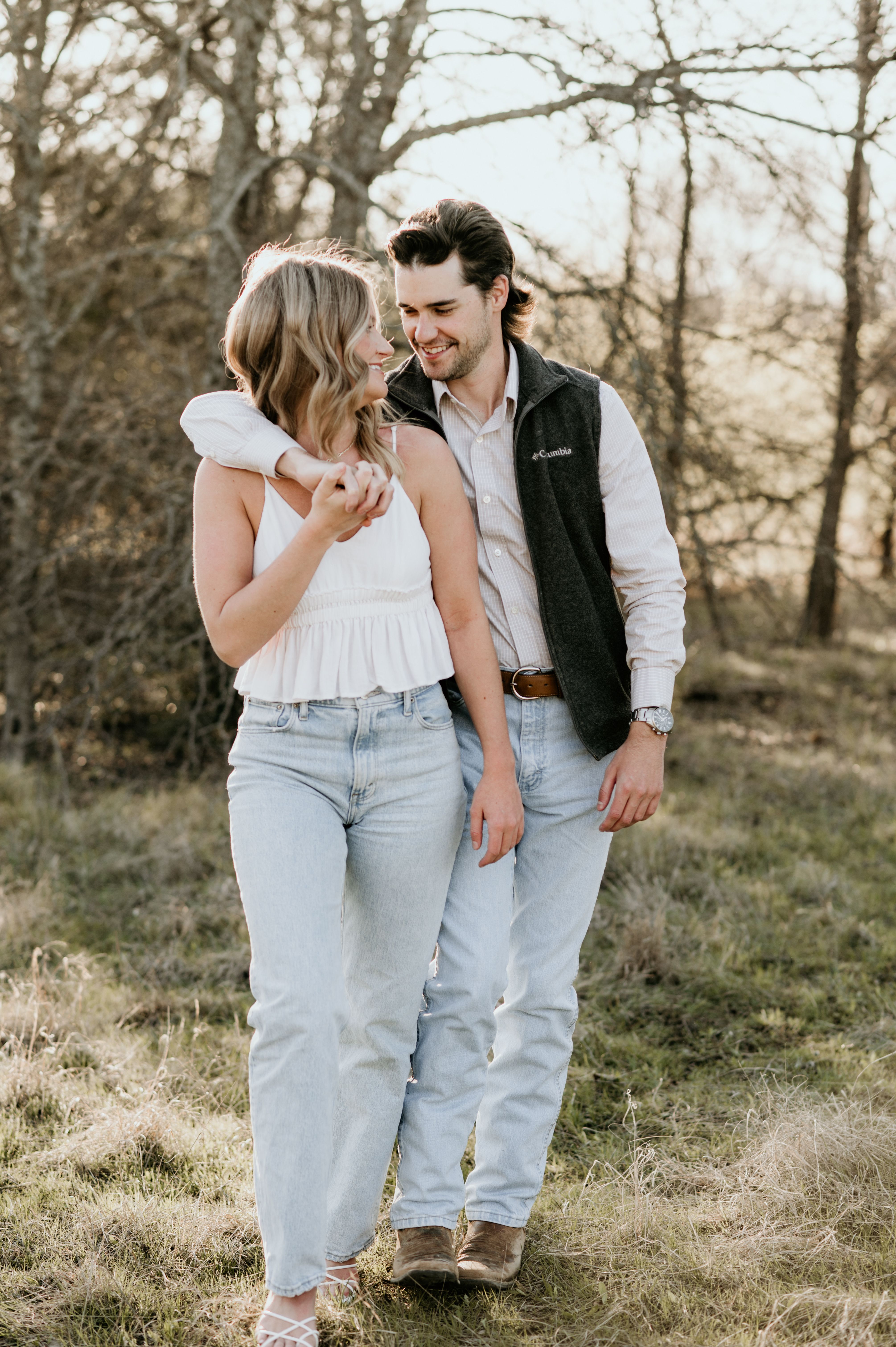 Young Smiling Couple Outdoors · Free Stock Photo