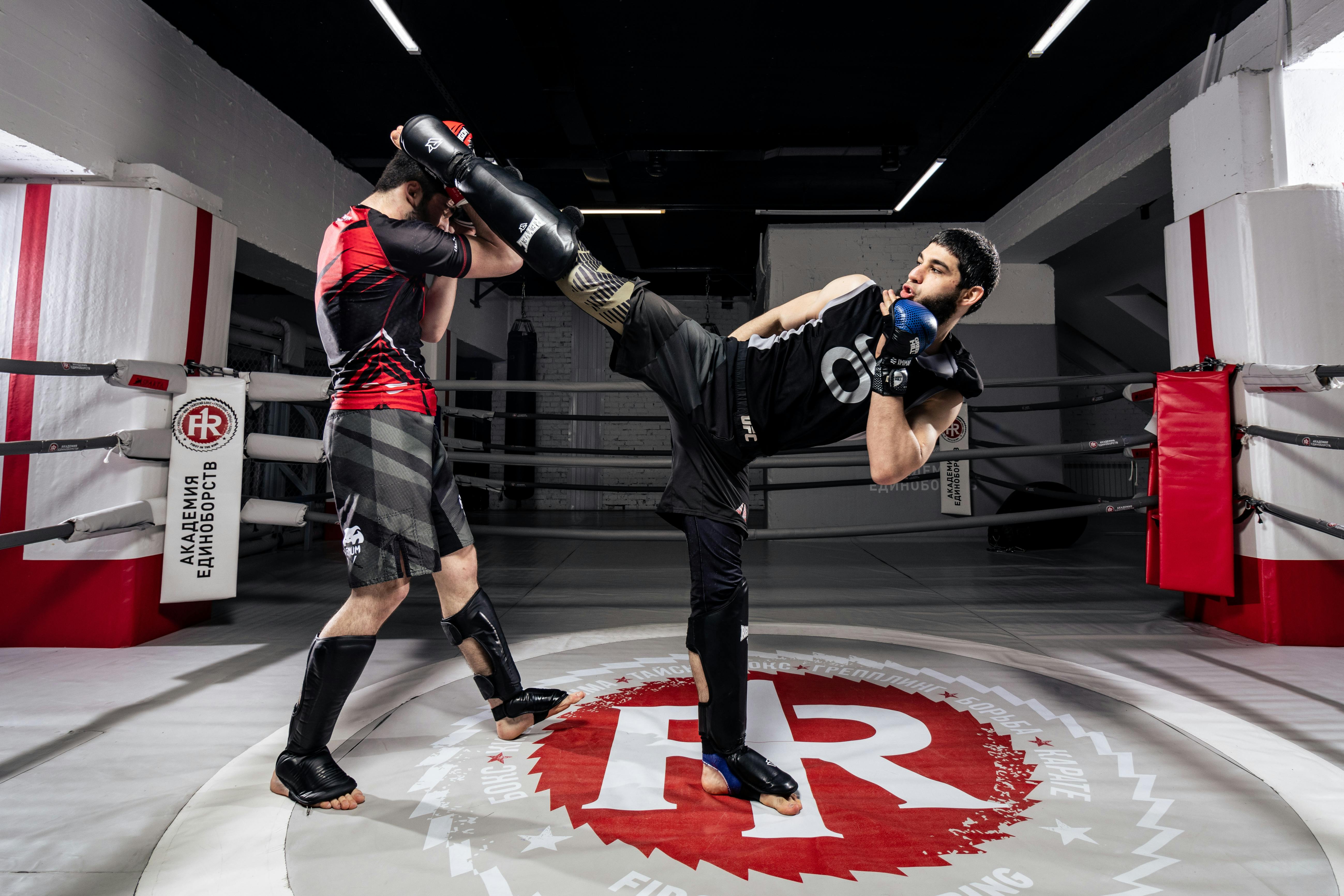 Athletes during Kickboxing Training · Free Stock Photo