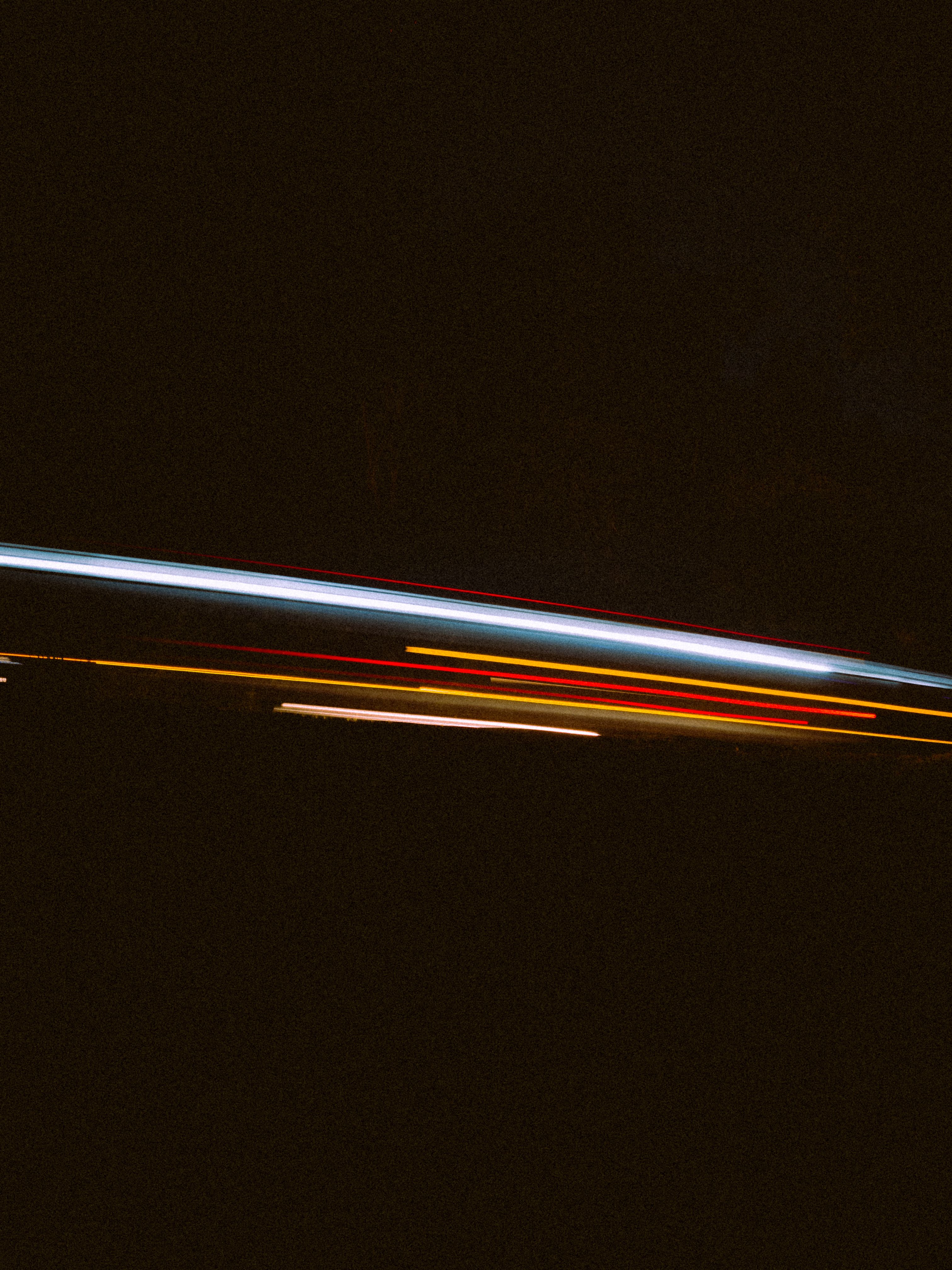 Colorful Lines of Lights in Darkness · Free Stock Photo