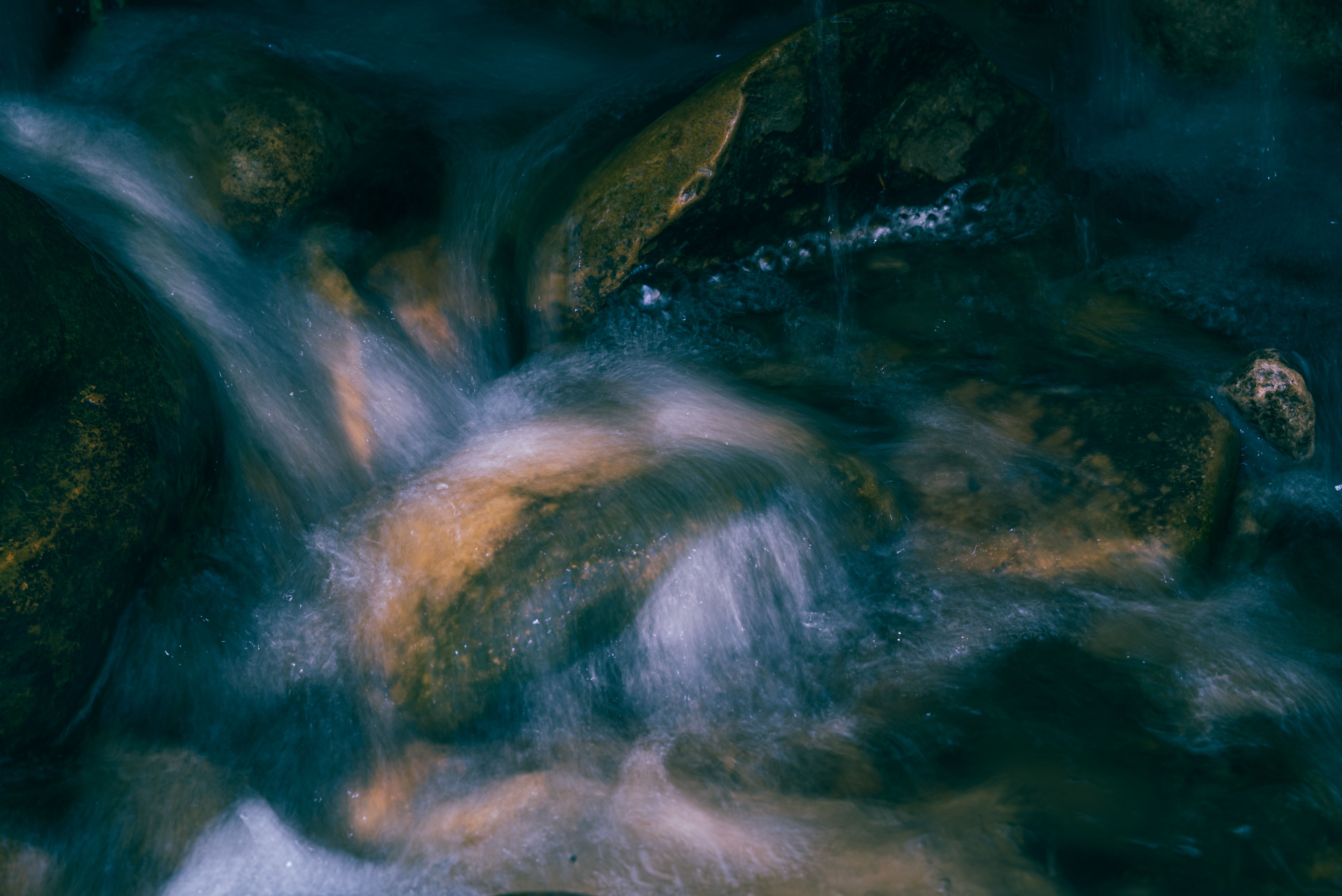 Water Flowing over Stones · Free Stock Photo