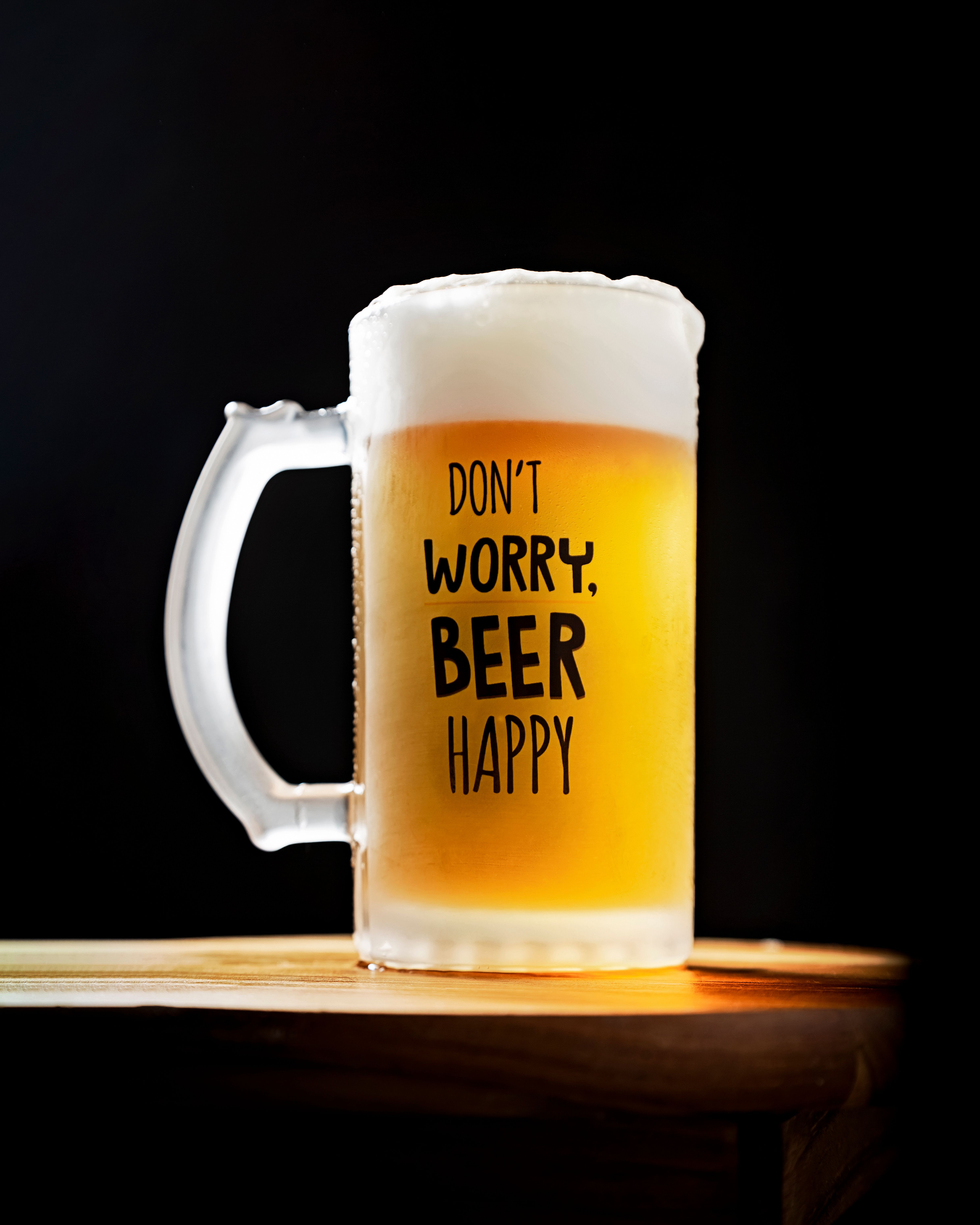 Text on Beer Cup · Free Stock Photo