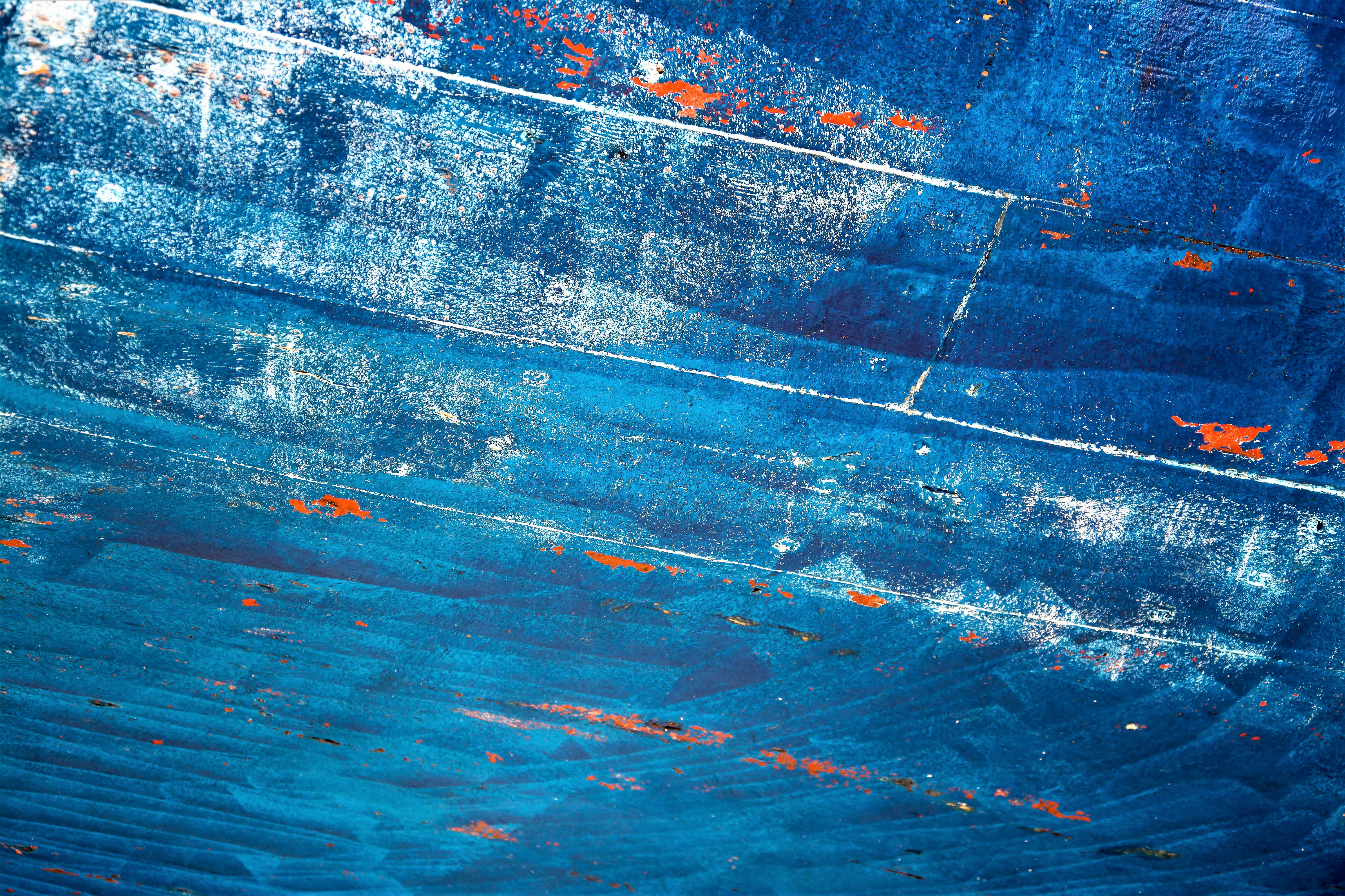 Close up of Weathered Paint on Wall · Free Stock Photo