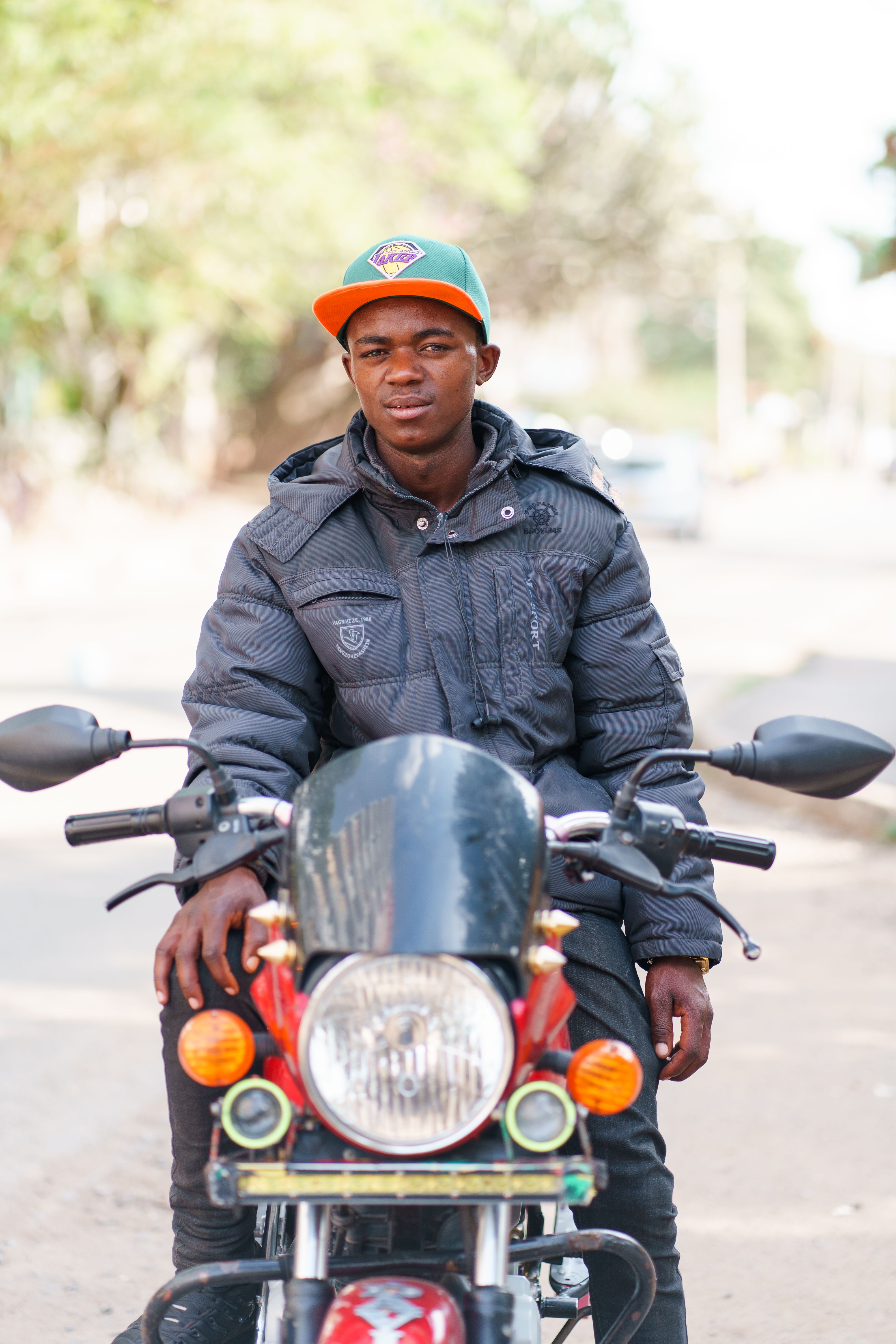 Man Sitting on Motorcycle · Free Stock Photo