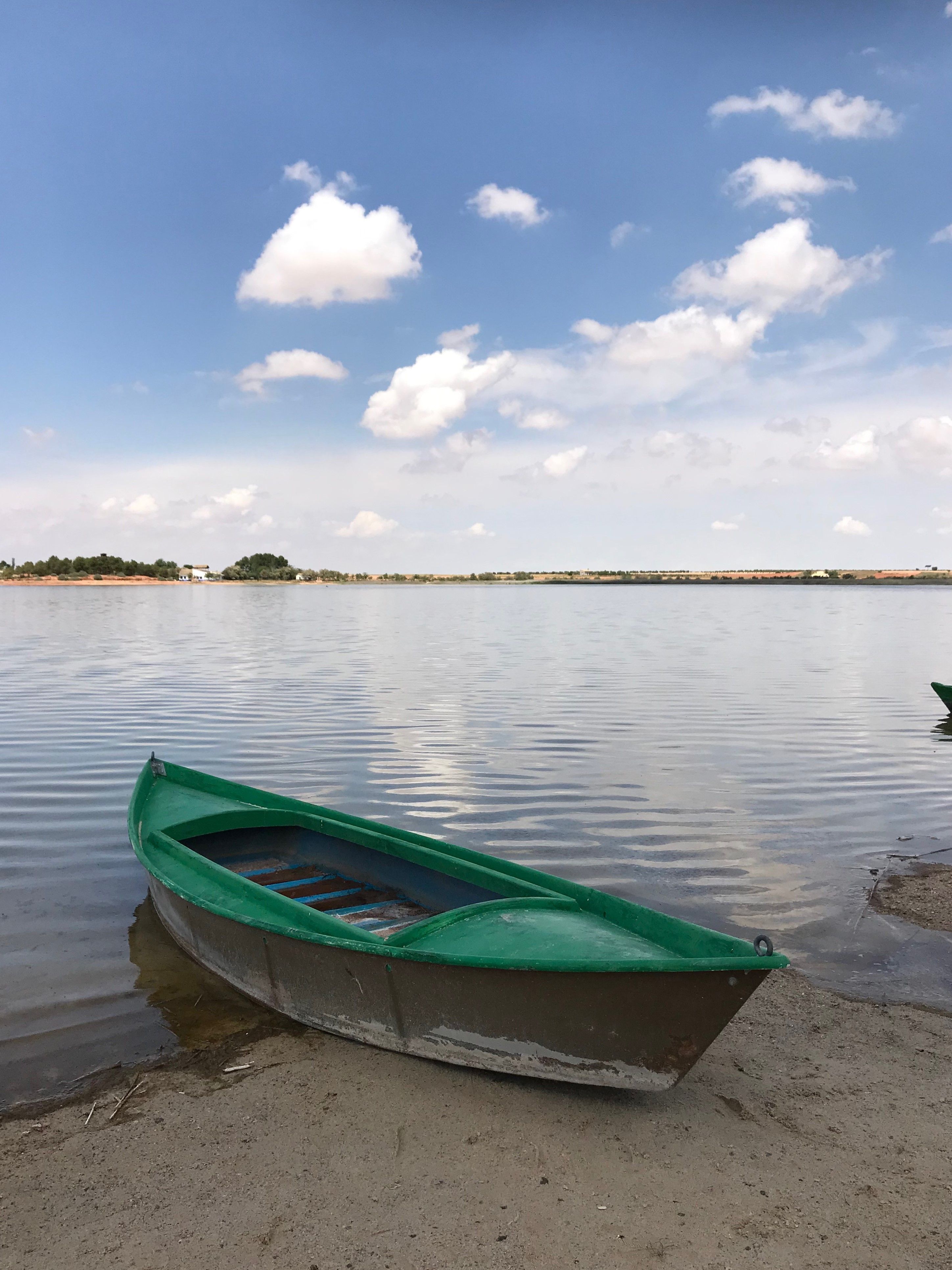 Boat on Sand on Lakeshore · Free Stock Photo